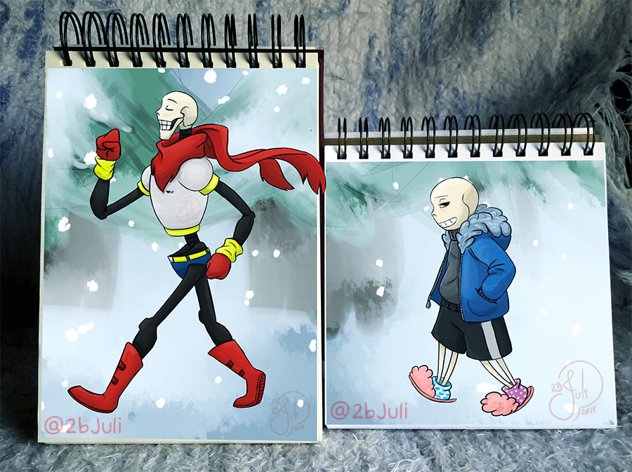 ArtStation - BIG CONFIDENT SKELETON little doubtfull skeleton