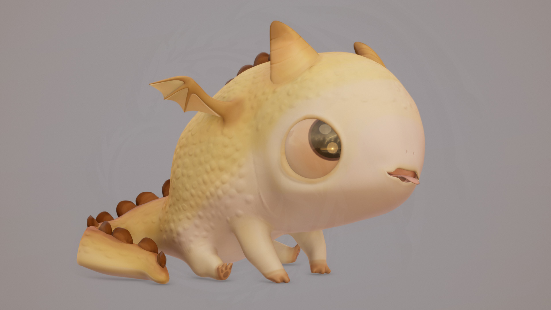 ArtStation - Pebble dragon