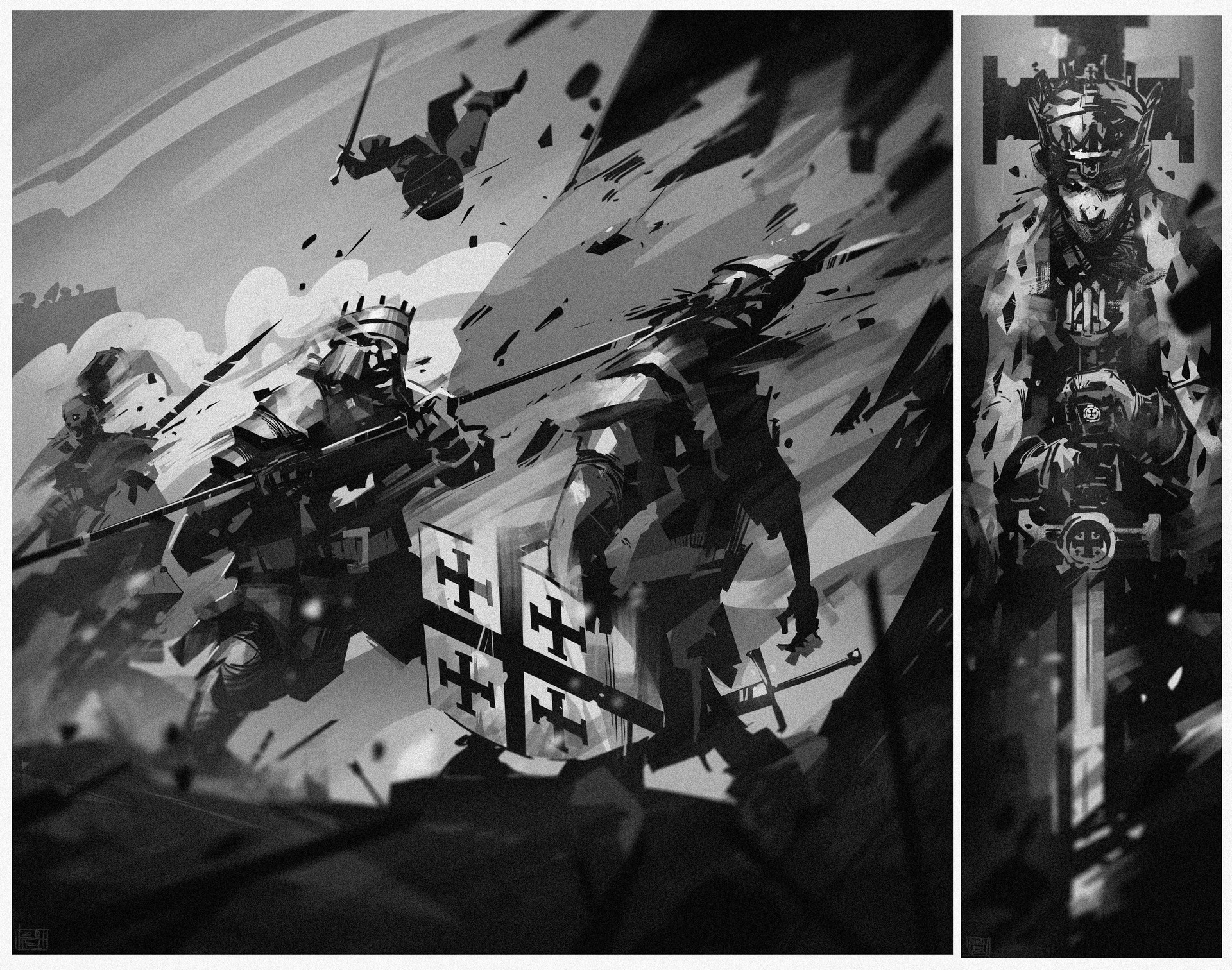 ArtStation - Inferno: KNIGHT ROSE CROIX