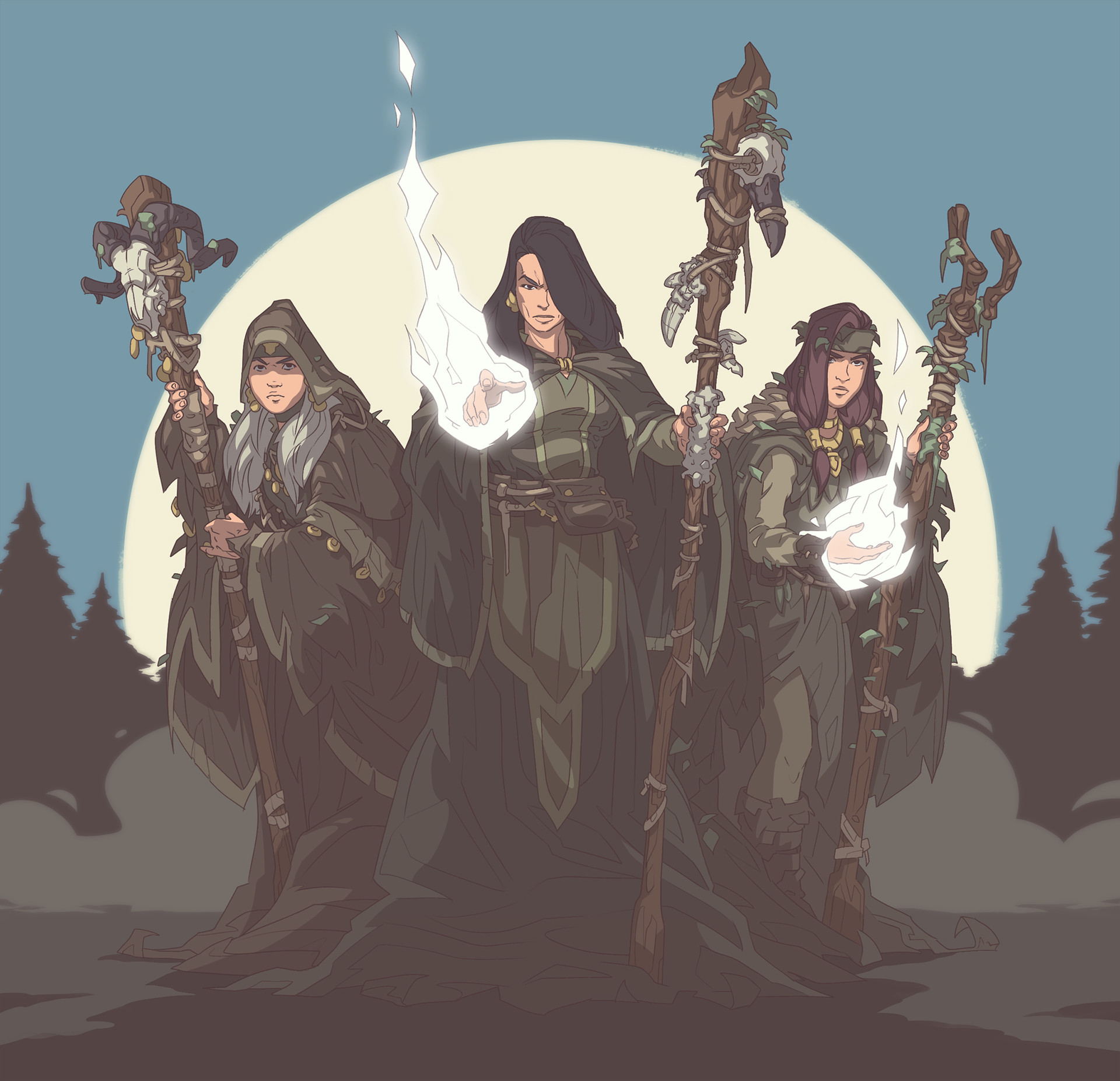 ArtStation - witches of morva