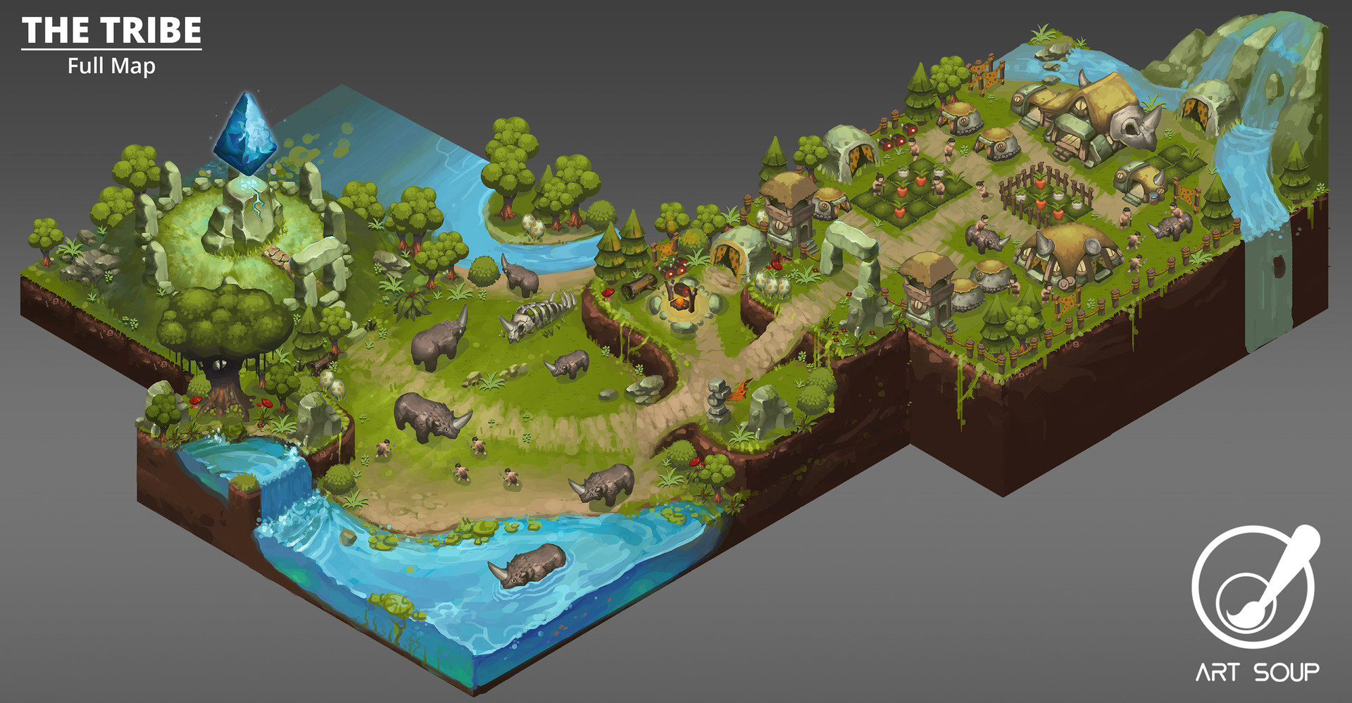 ArtStation - The Tribe Project - Exercises @ Art Soup