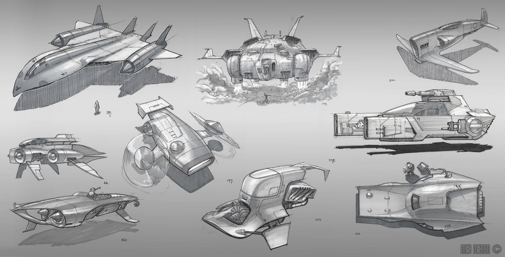 ArtStation - Flying Vehicles from last year
