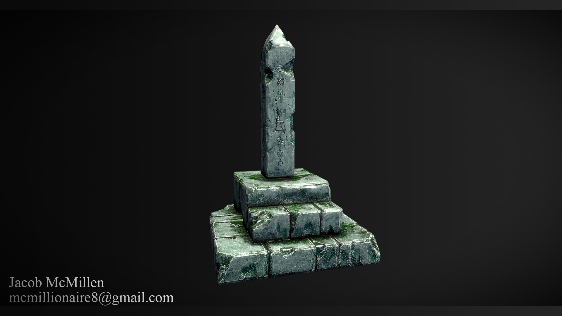 ArtStation - Obelisk and Brick Pile