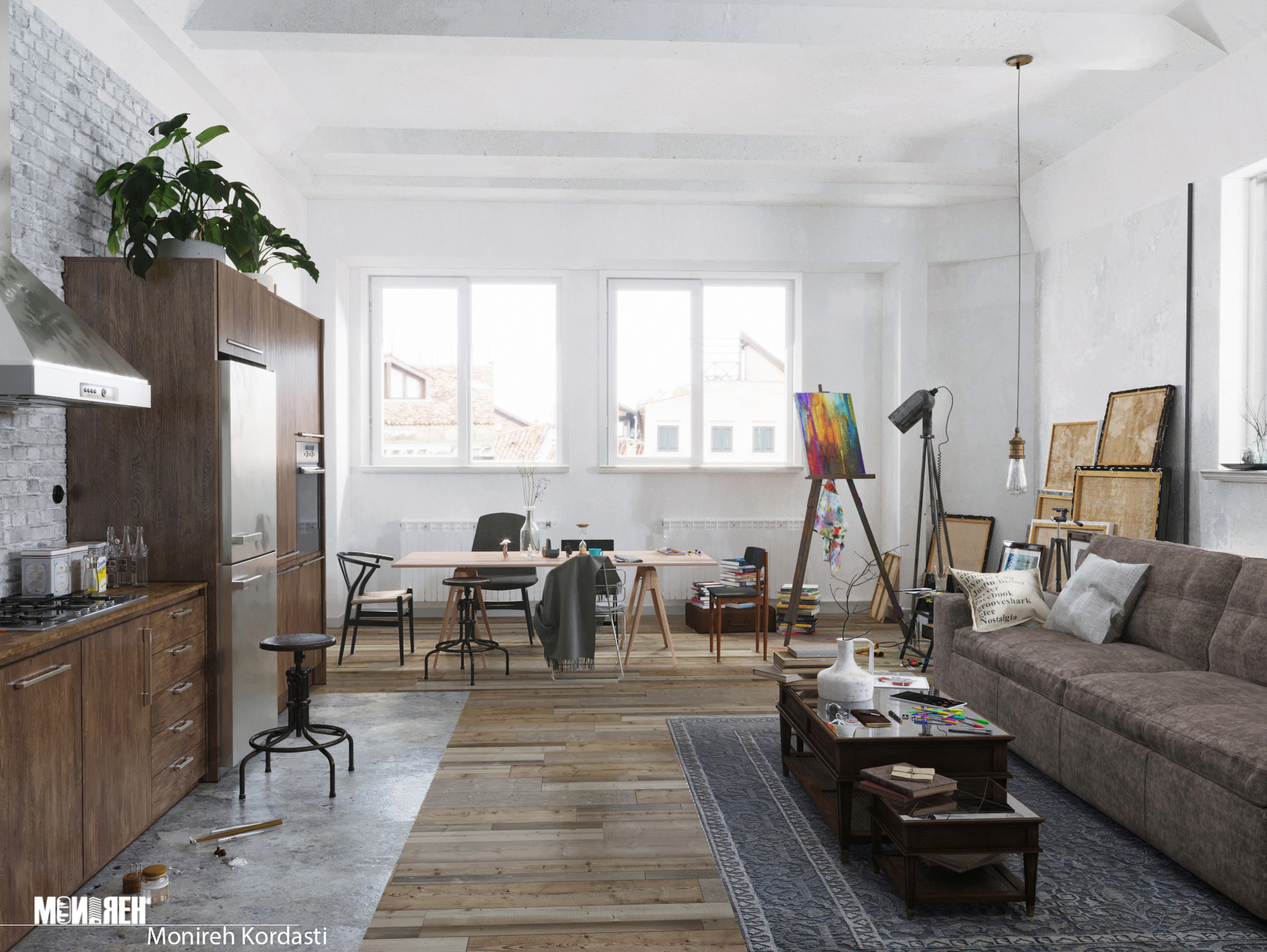 ArtStation - painter’s house