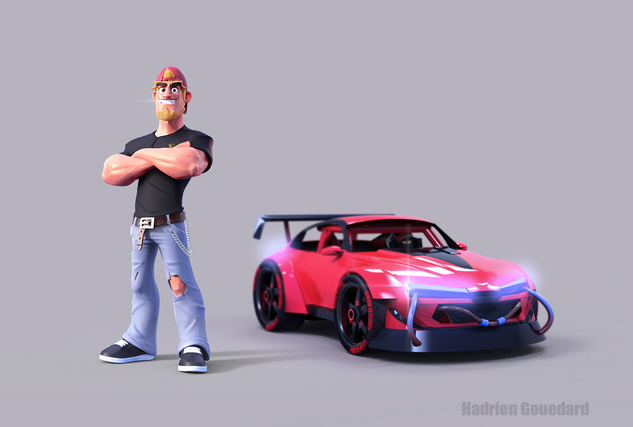 Hadrien Gouedard - Sup multiplayer Characters/cars