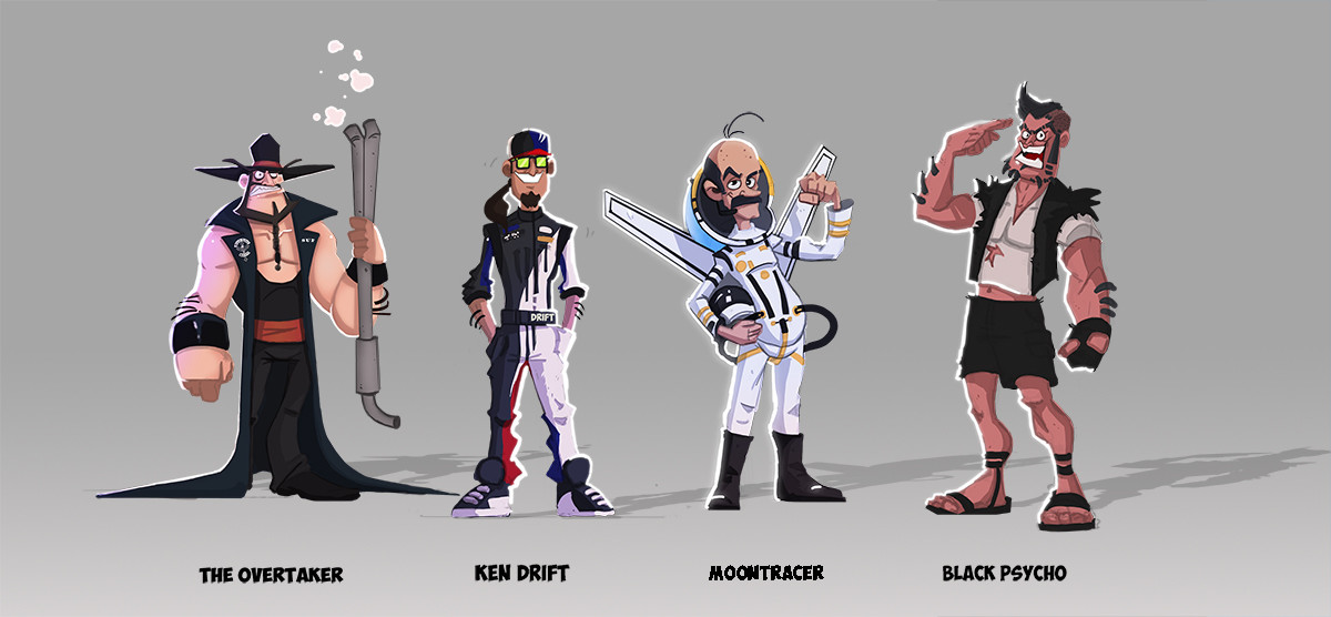 Hadrien Gouedard - Sup multiplayer Characters/cars