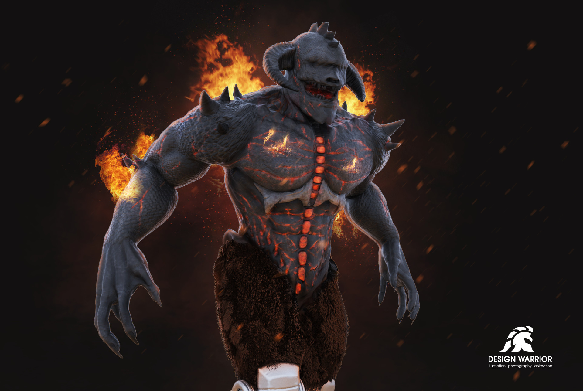 ArtStation - FIRE DEMON