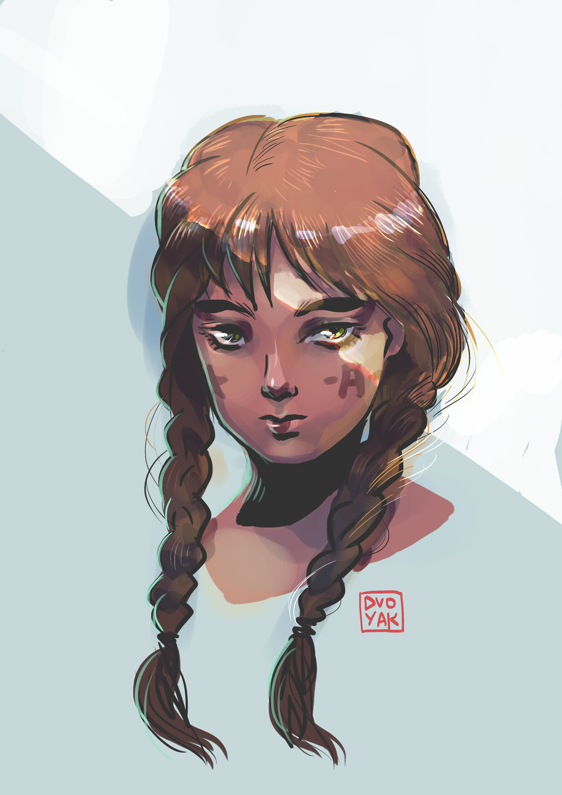 ArtStation - Girl Sketch