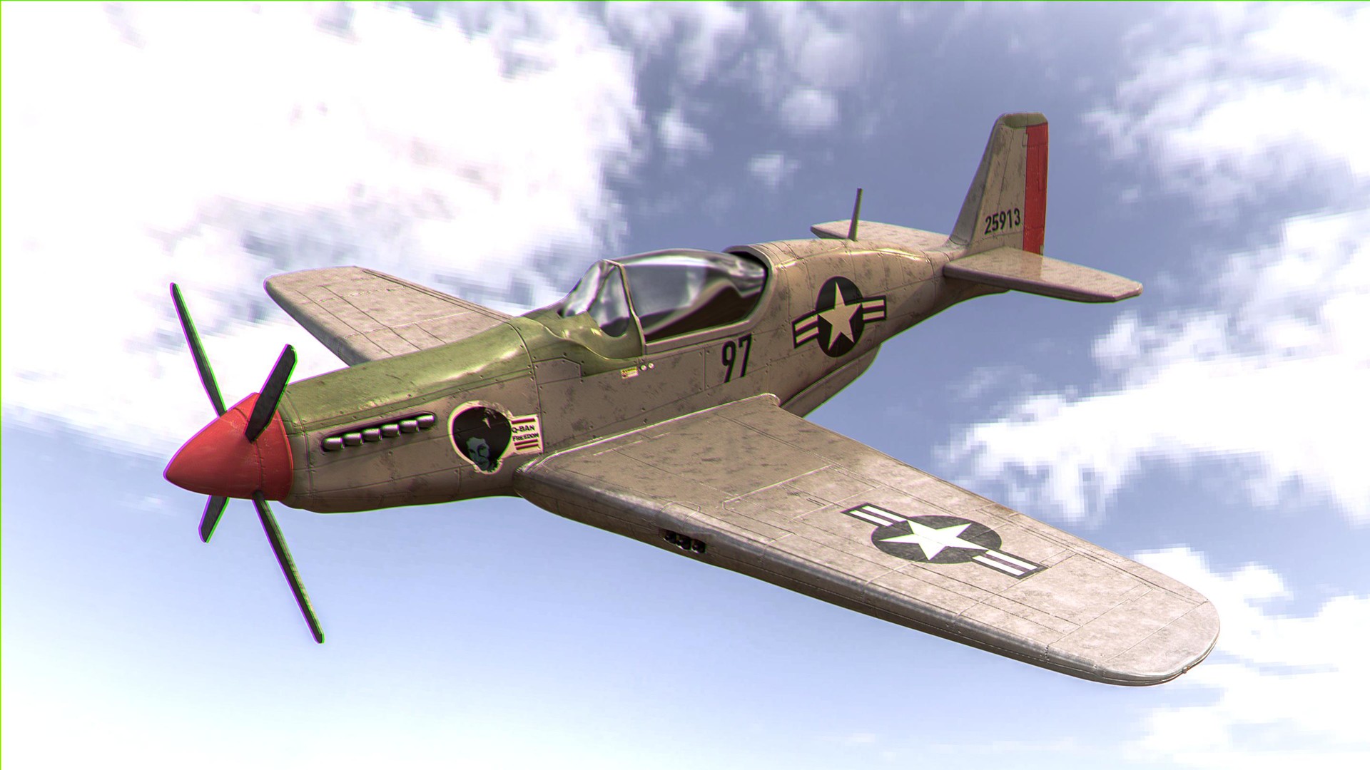 ArtStation - North American P-51 Mustang