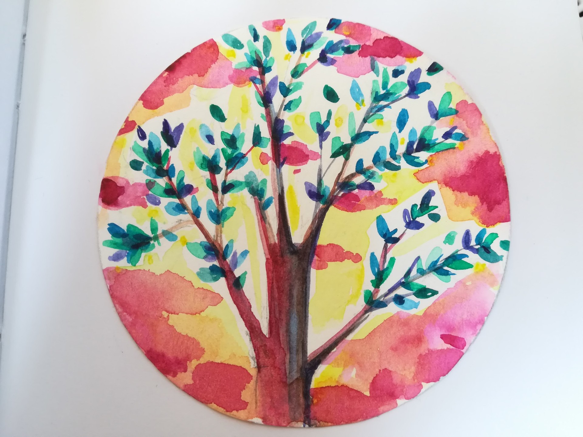 ArtStation - Watercolor Circle Art