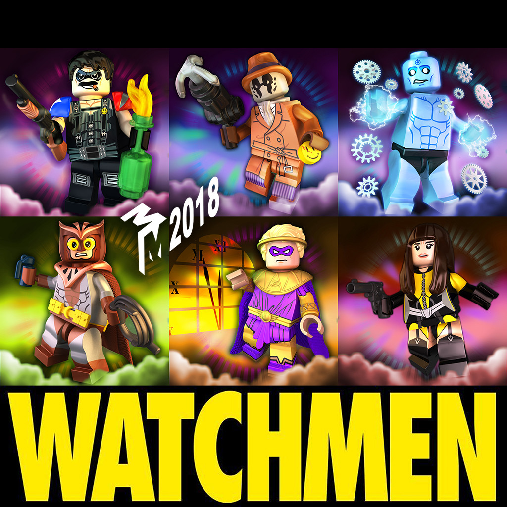 Lego Watchmen Rorschach