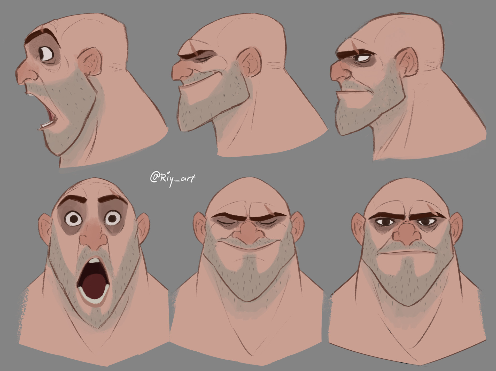 ArtStation - Facial expressions