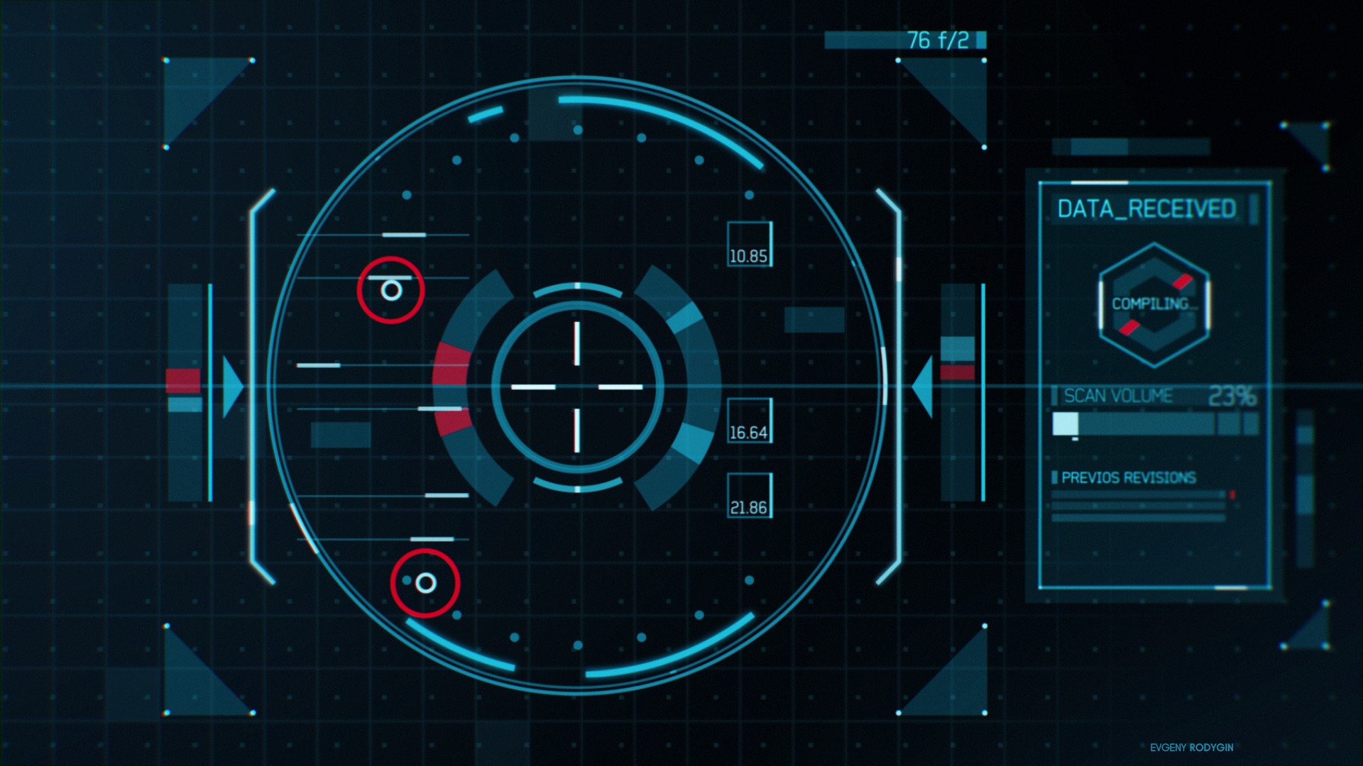 Evgeny Rodygin - Drone X-Ray FUI – Personal work and study