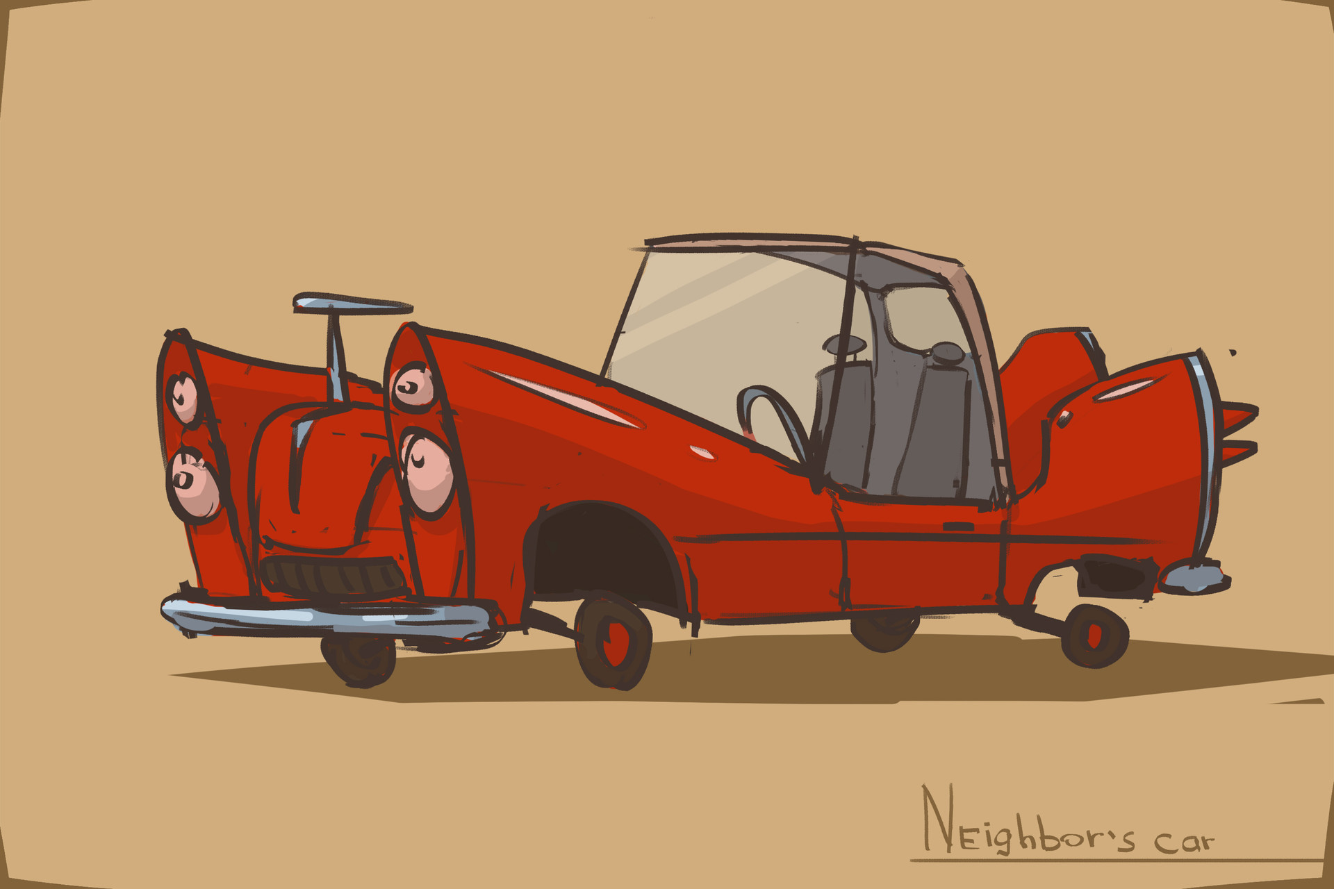 Anatoly Smirnov - Vehicle concepts. "Hello Neighbor" project.