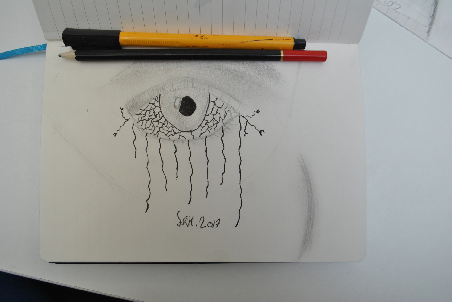 ArtStation - Journal work pt.6 Decaying eye