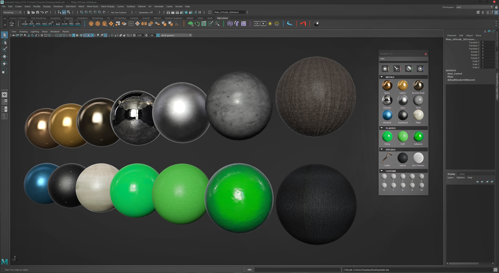 - Wizix - - ShadeIt Script for Maya - Realtime Shading