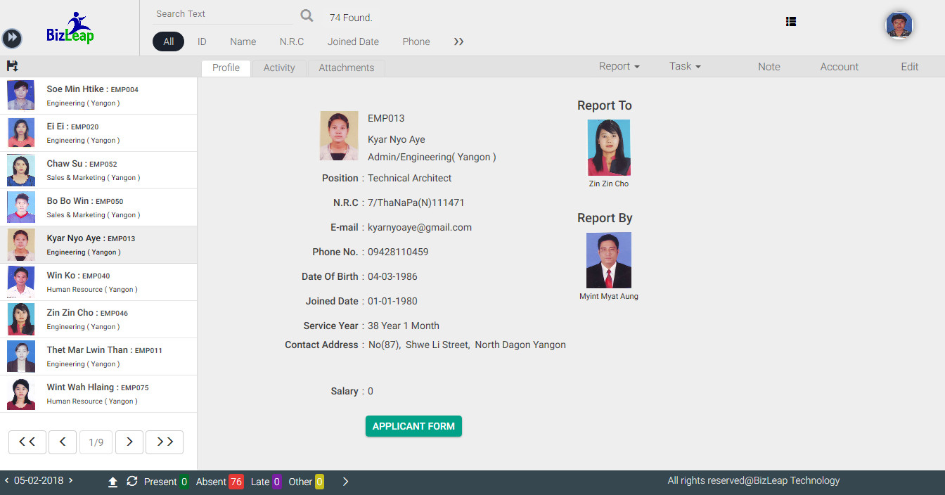 ArtStation - HR Management UI Design