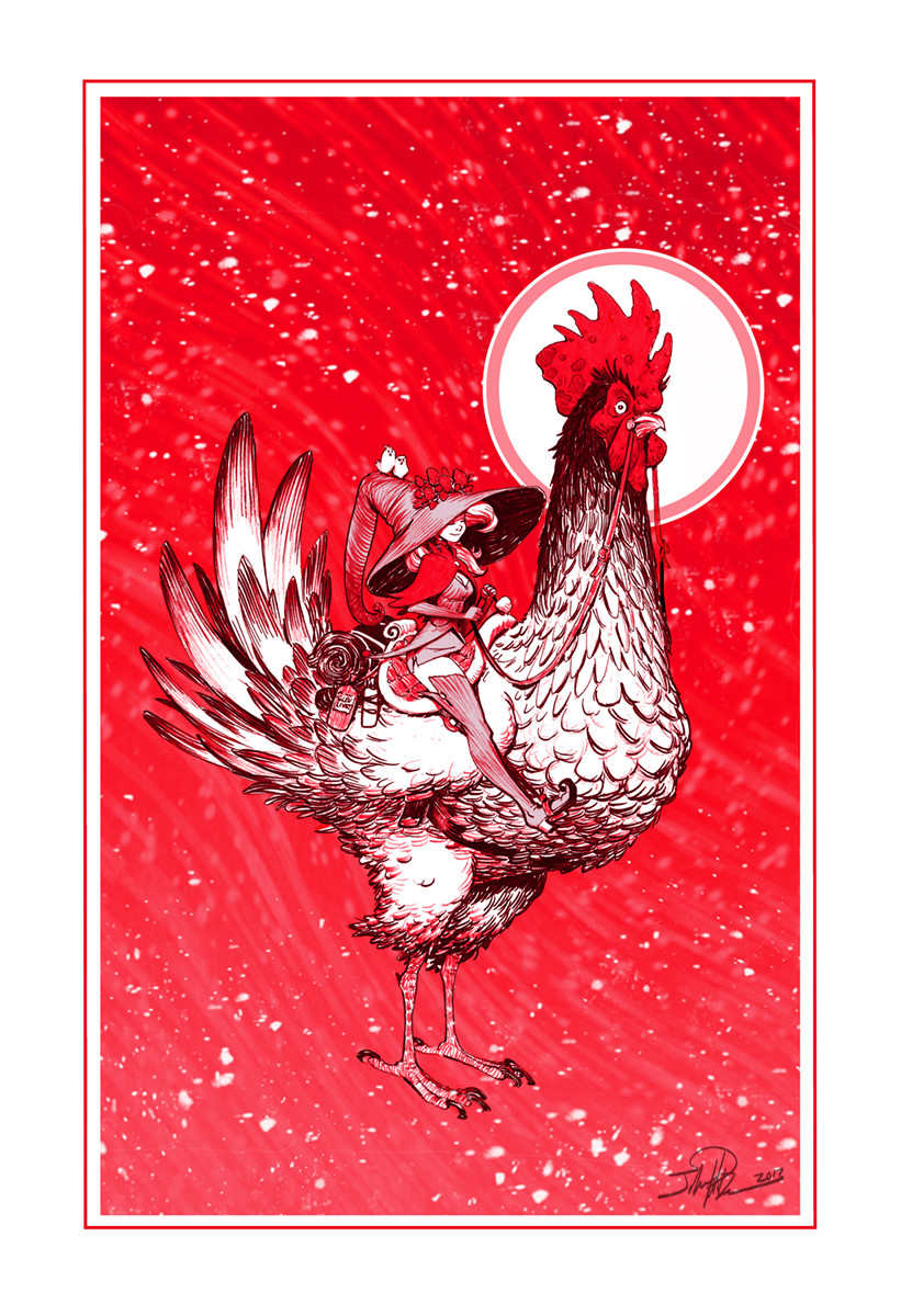 ArtStation - Chicken. Witch...CHICKEN-WITCH. :)