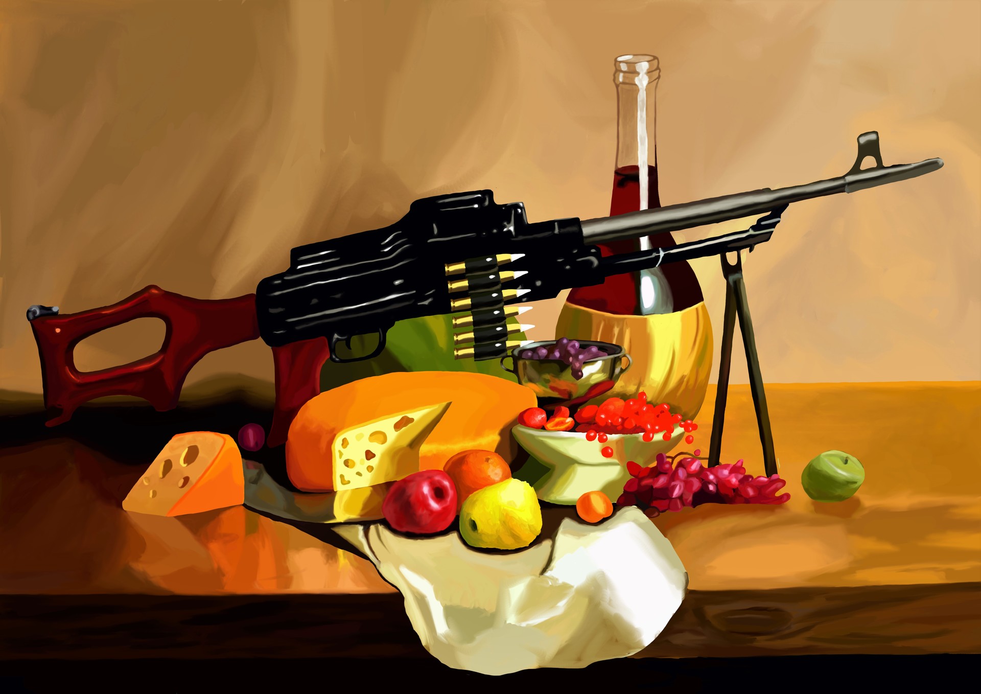 ArtStation - Still Life - Machine Gun