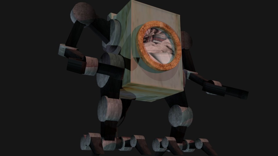 ArtStation - Washing Machine Robot