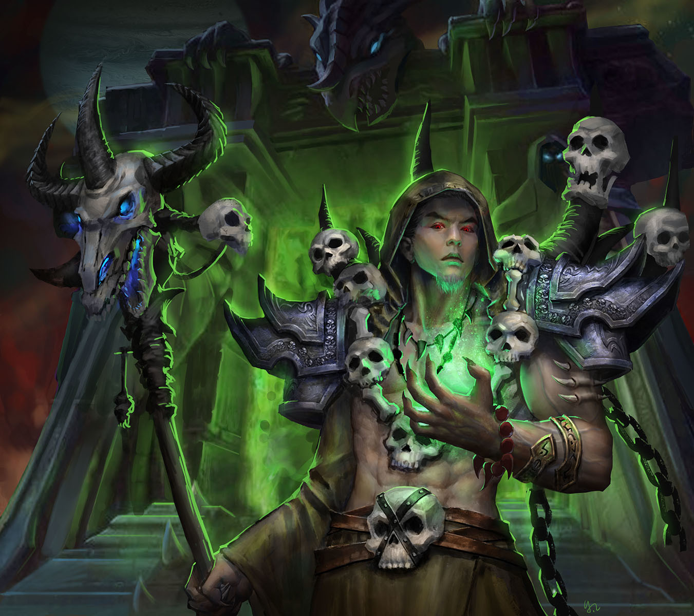 ArtStation - Gul’Dan WOW worldofwarcraft