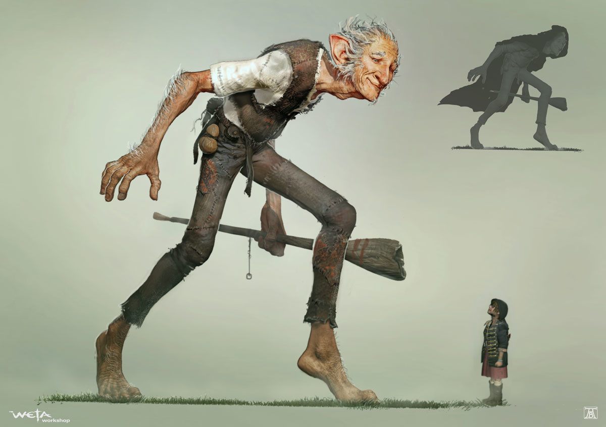 Andrew Baker - The BFG design work