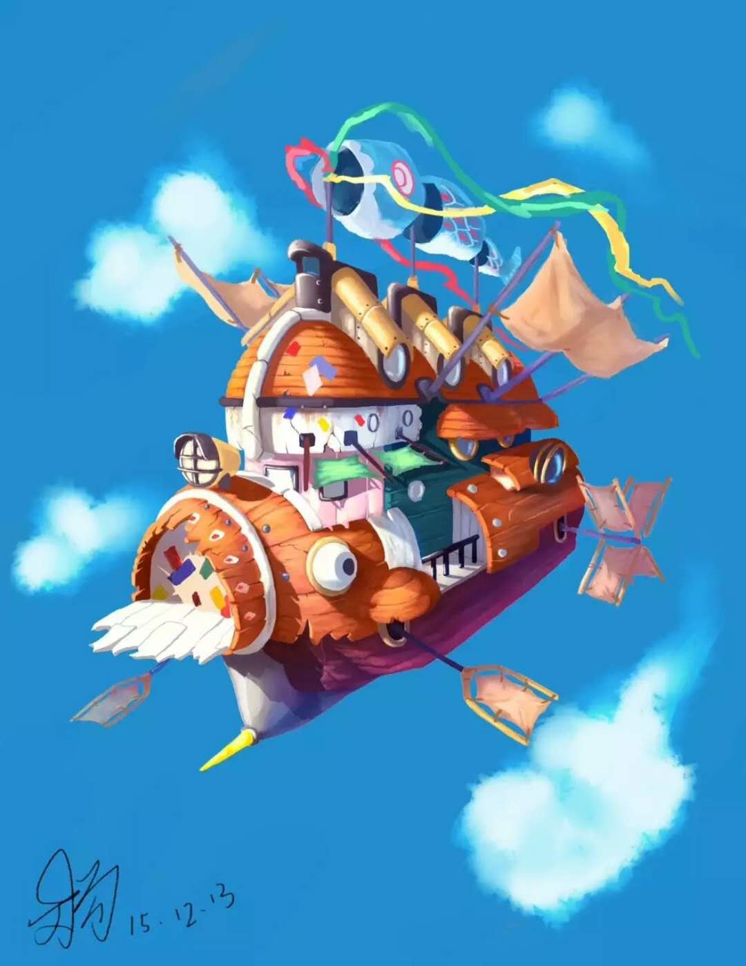 ArtStation - fish ship