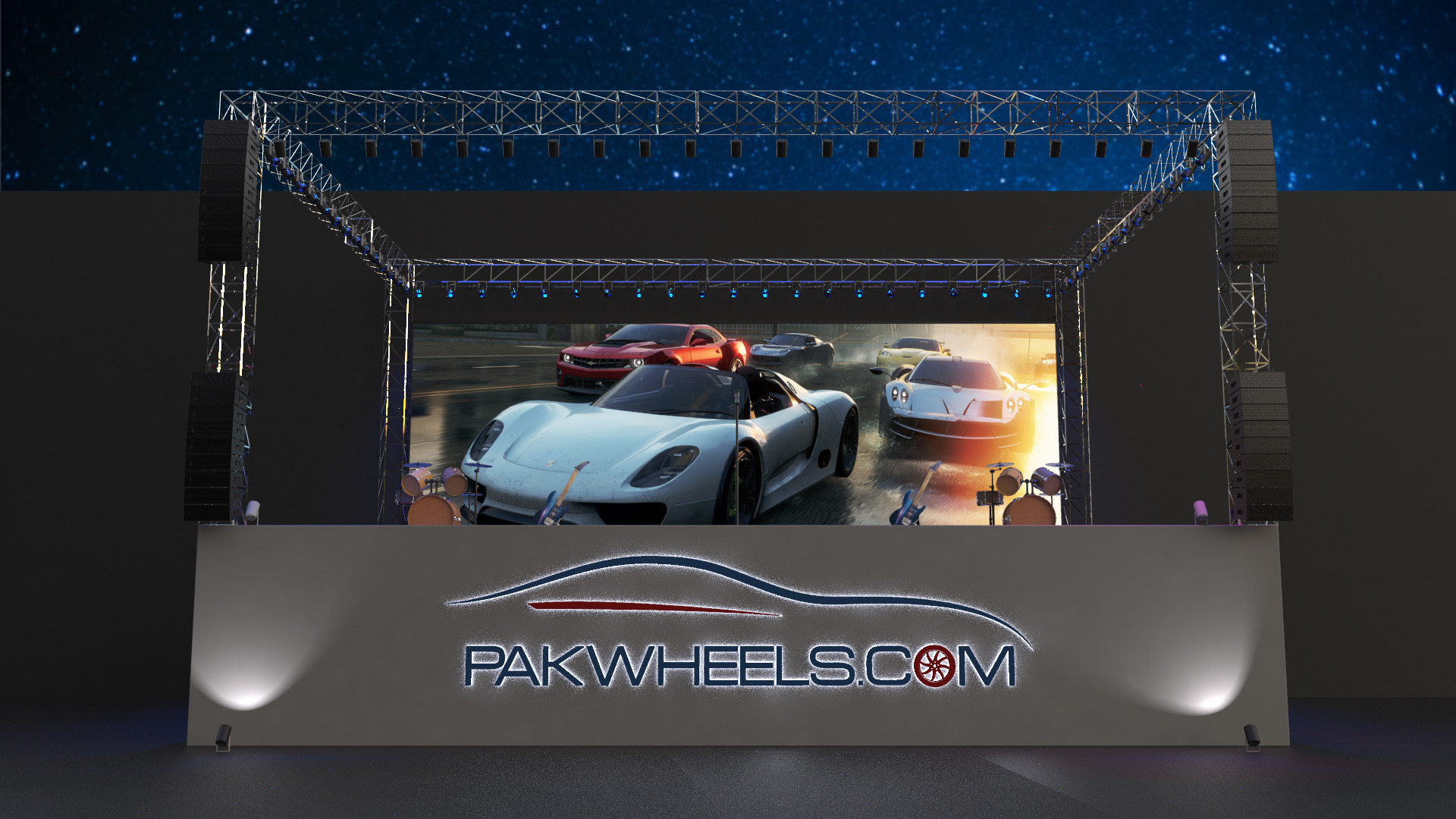 ArtStation - PAKWHEELS | Auto Show 2018