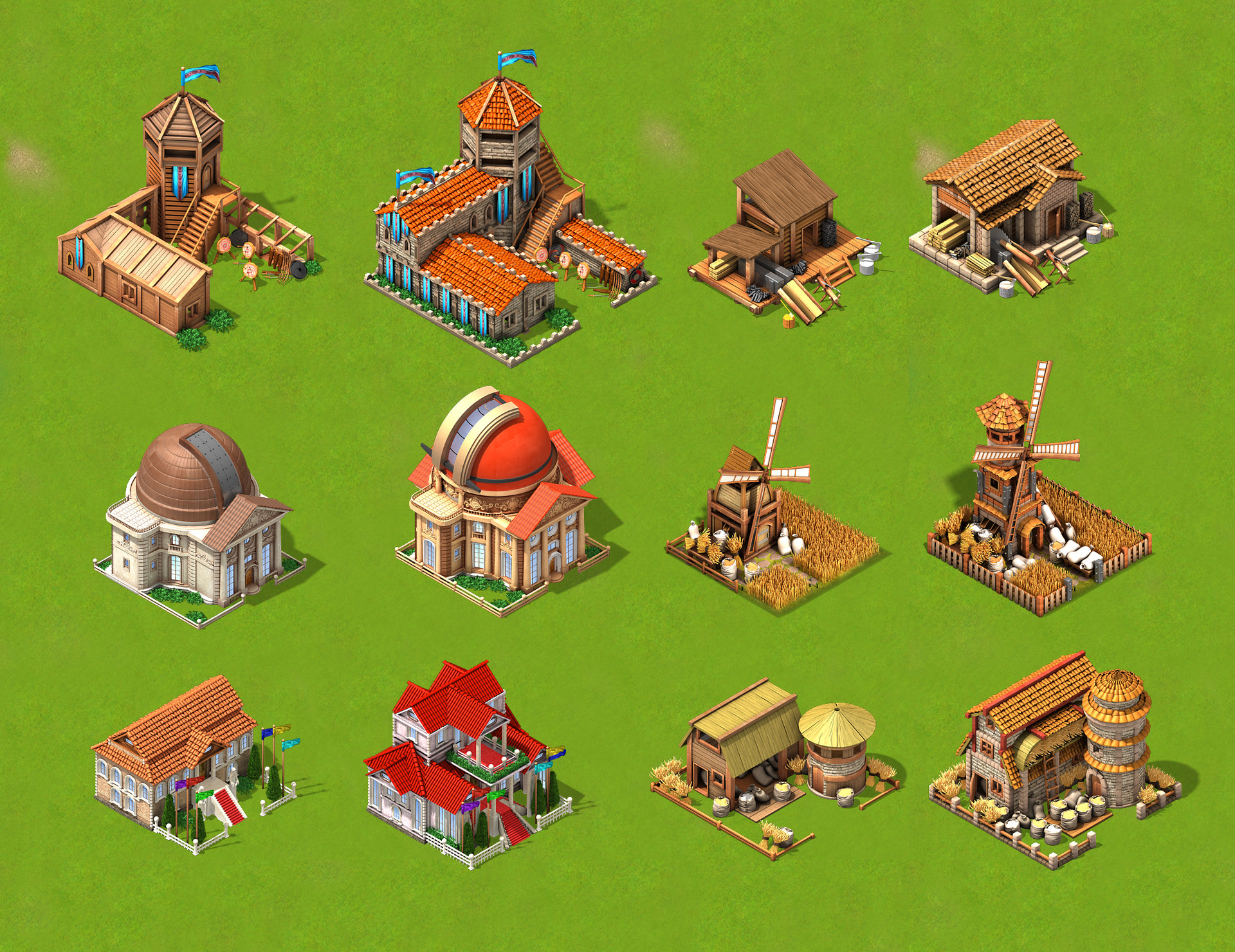 ArtStation - buildings for the game