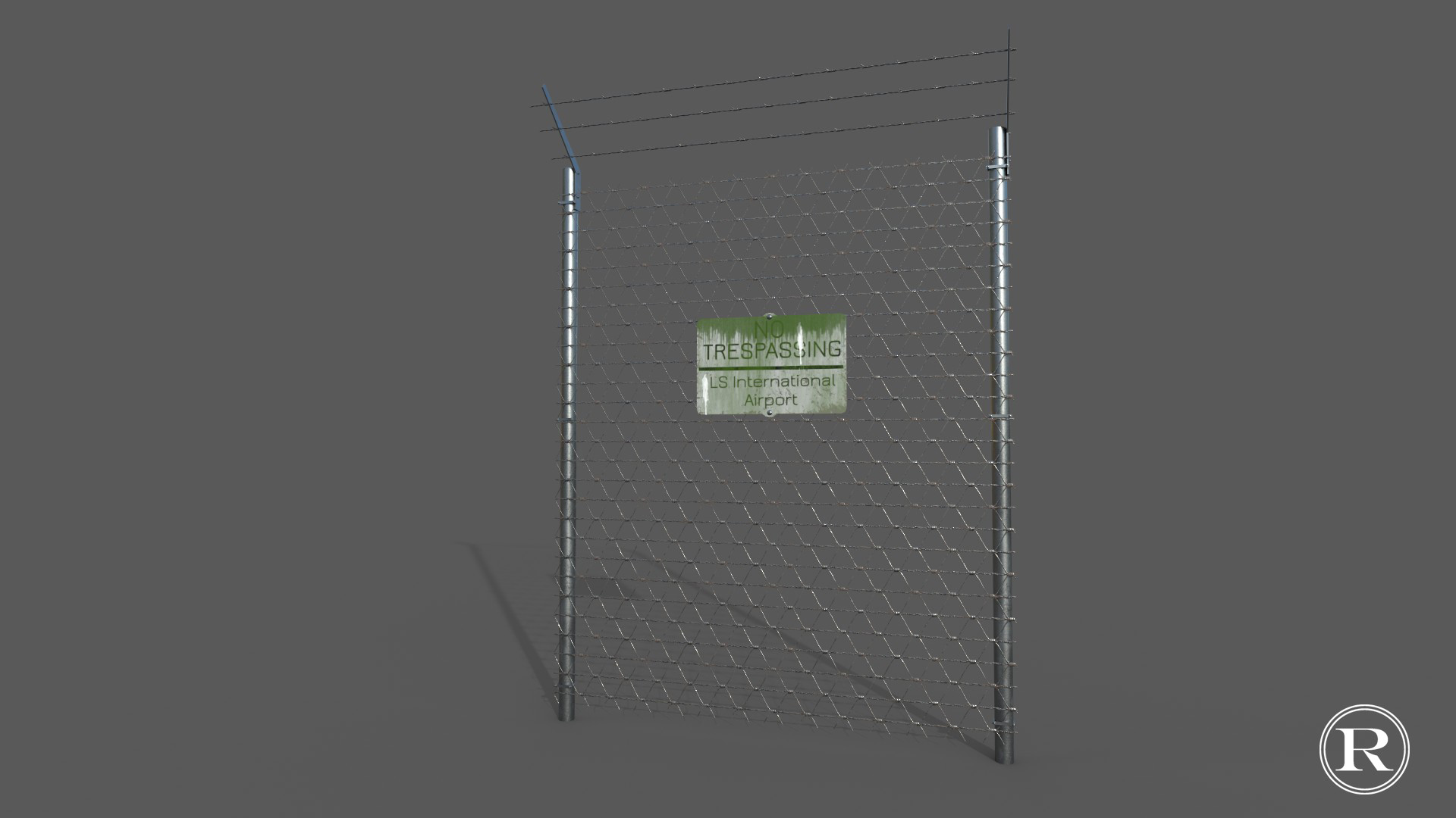 ArtStation - Environment Props- #1.Wire Fence