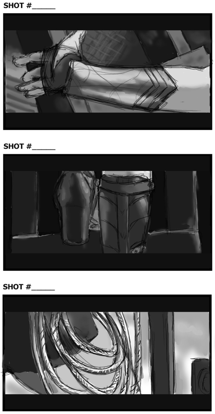 Erica Wilks - Wonder Woman Storyboards
