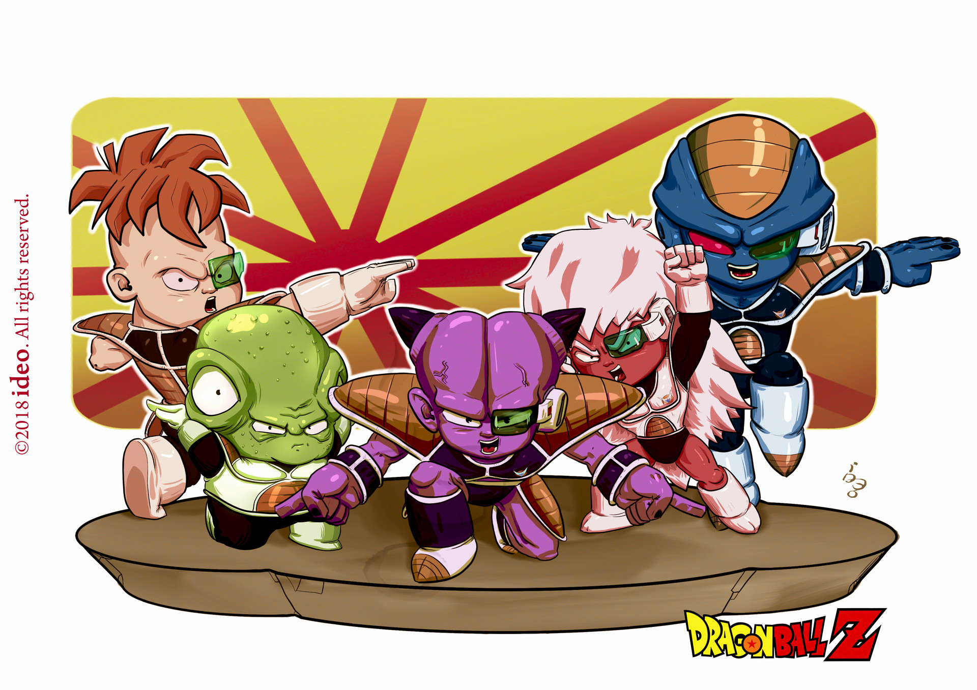 ArtStation - The Ginyu Force