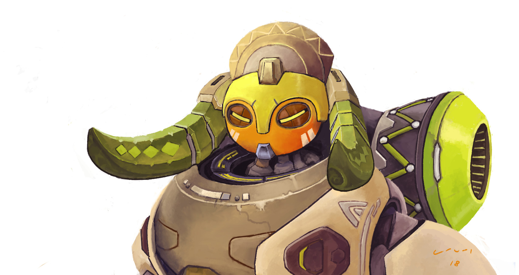 ArtStation - Orisa Portrait Study