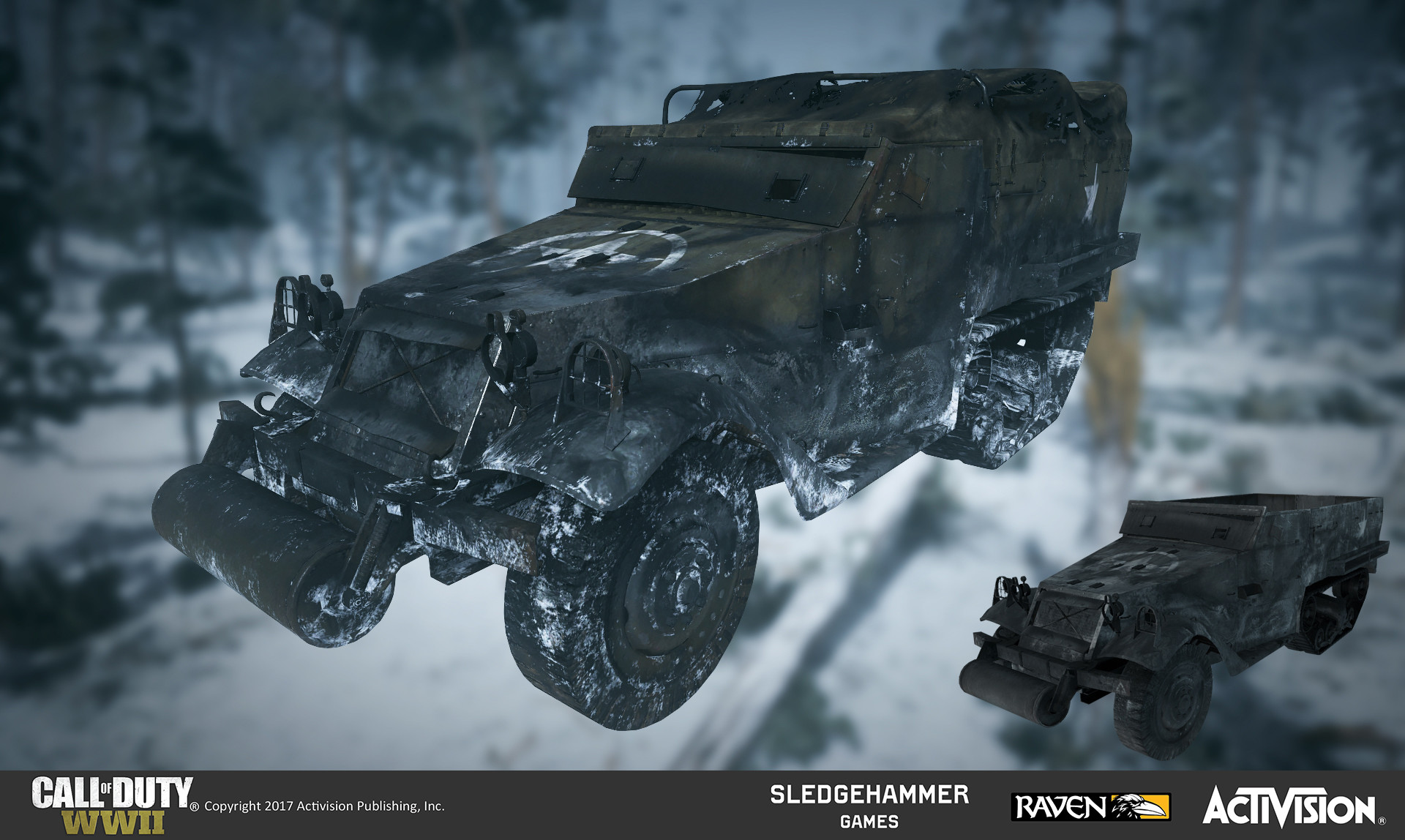 Tim Yen - Call of Duty: WWII snow vehicles