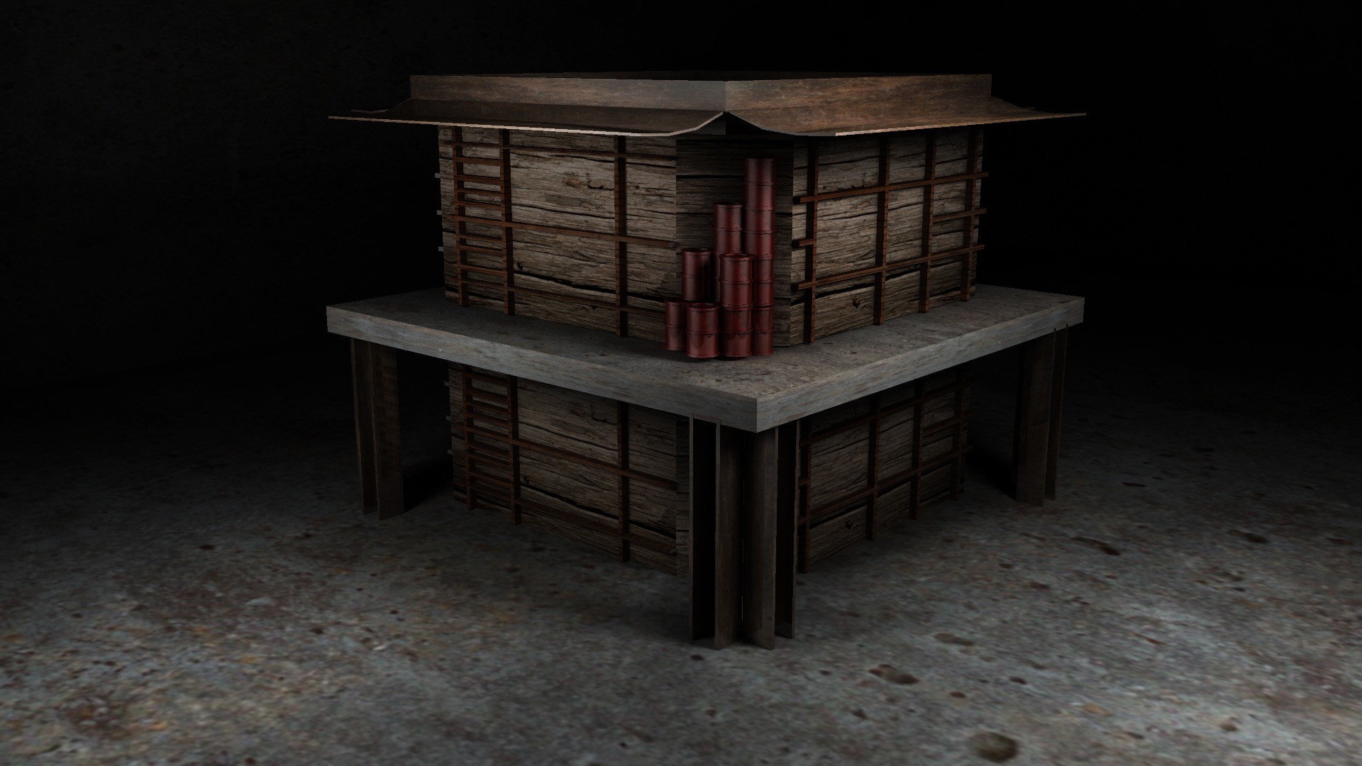 Jack Welsh - Japanese shanty building creation
