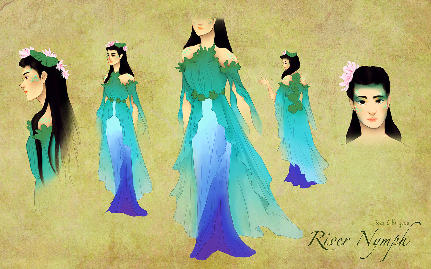 Cam Vasquez - The Nature Nymphs - Costume & Process