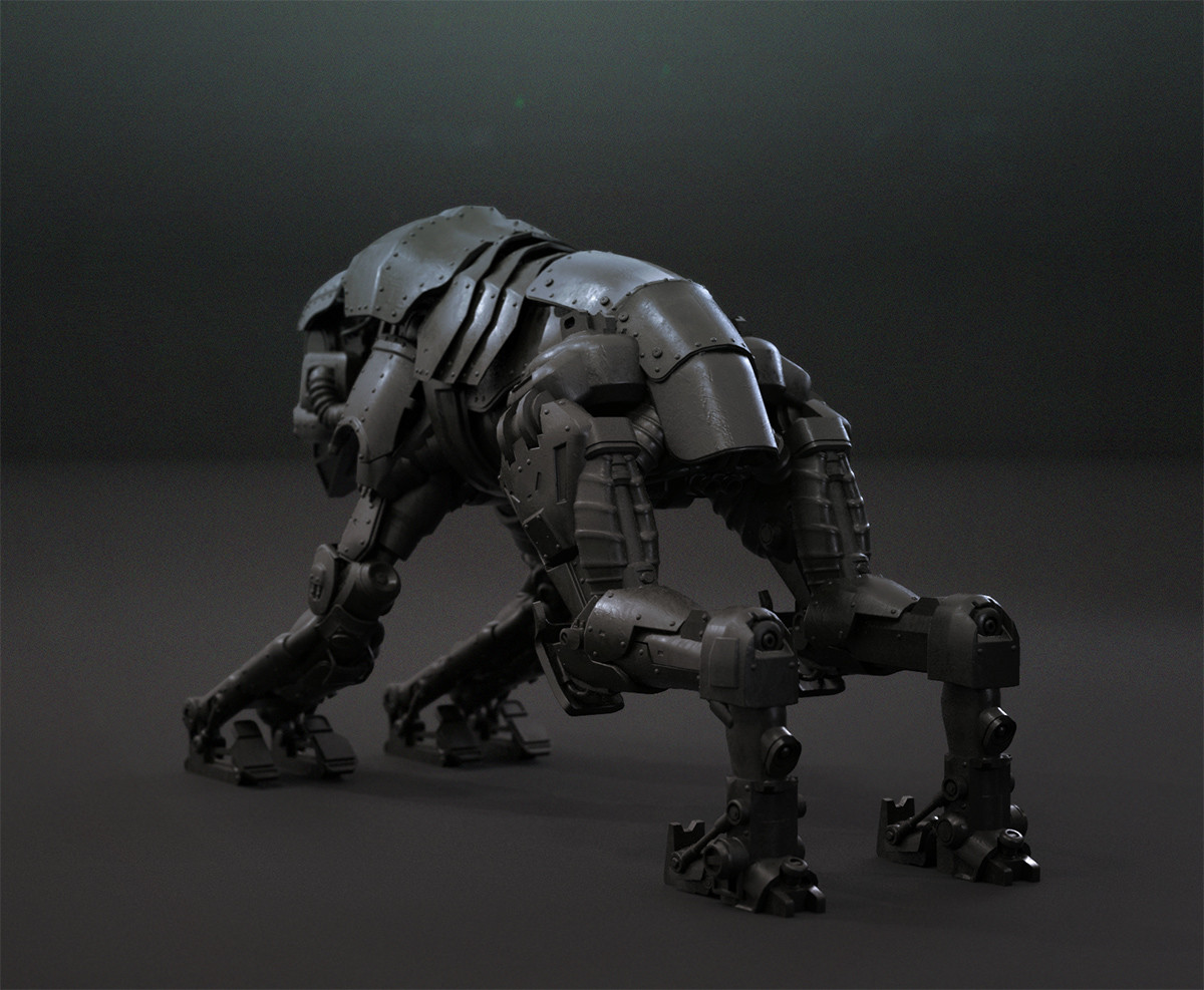 Adam Nordsvan - quadruped mech creature