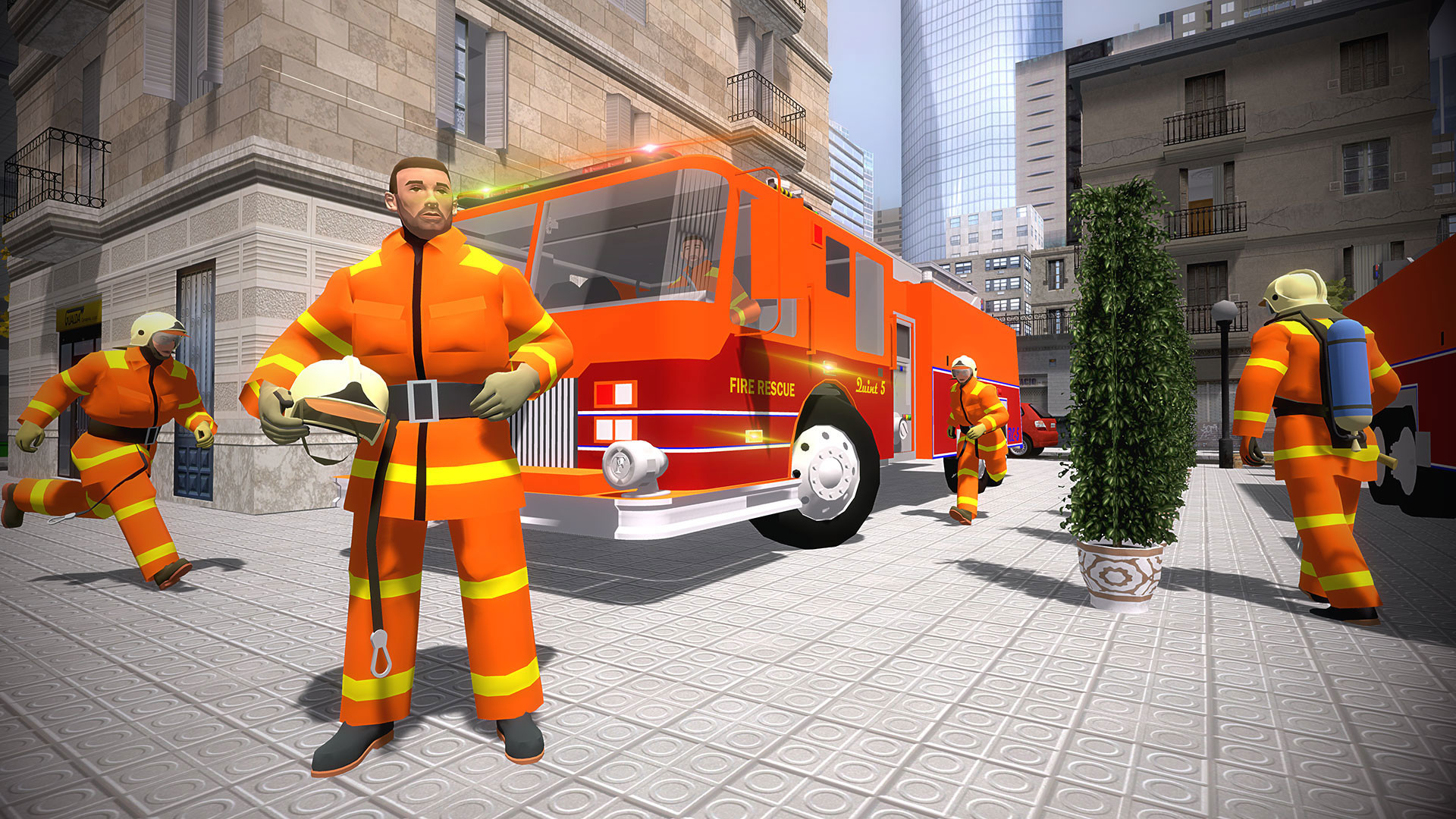 Waseem Khan 3D Modeler - American City NY FireFighter 2017 Rescue ...