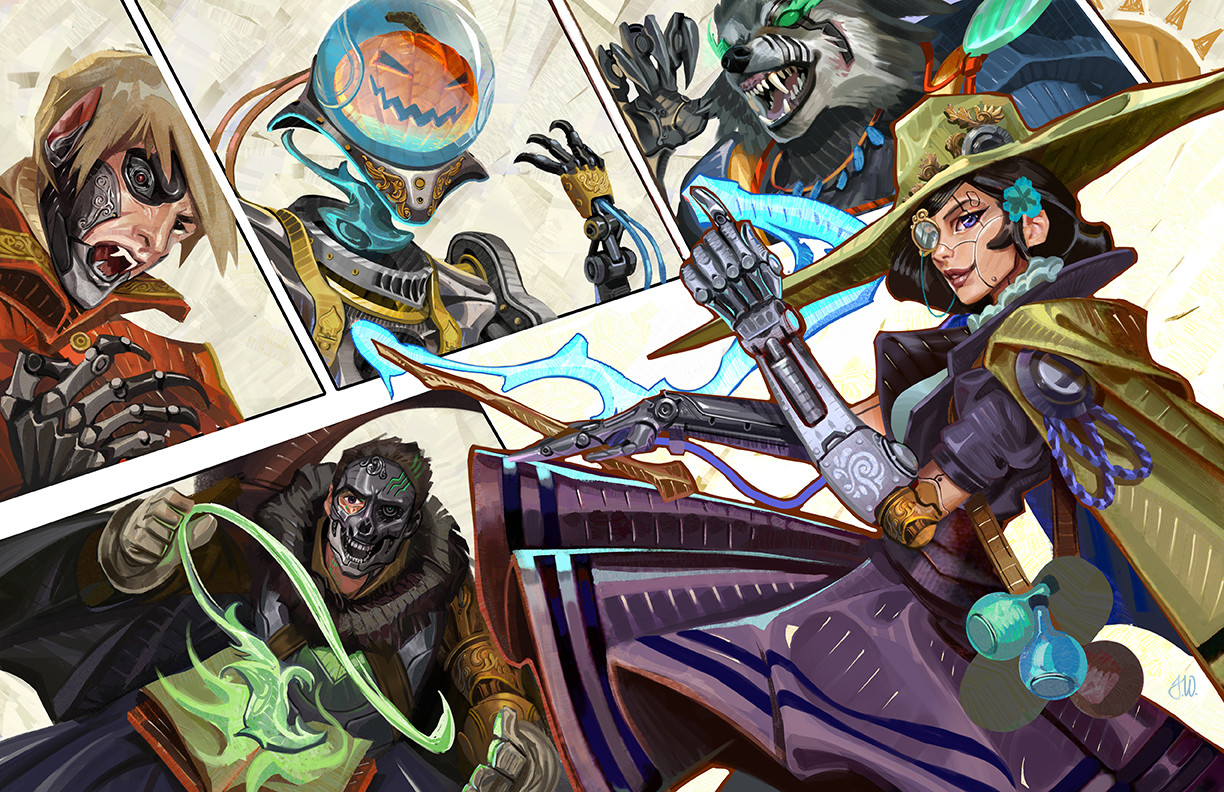 ArtStation - Steam punk witches