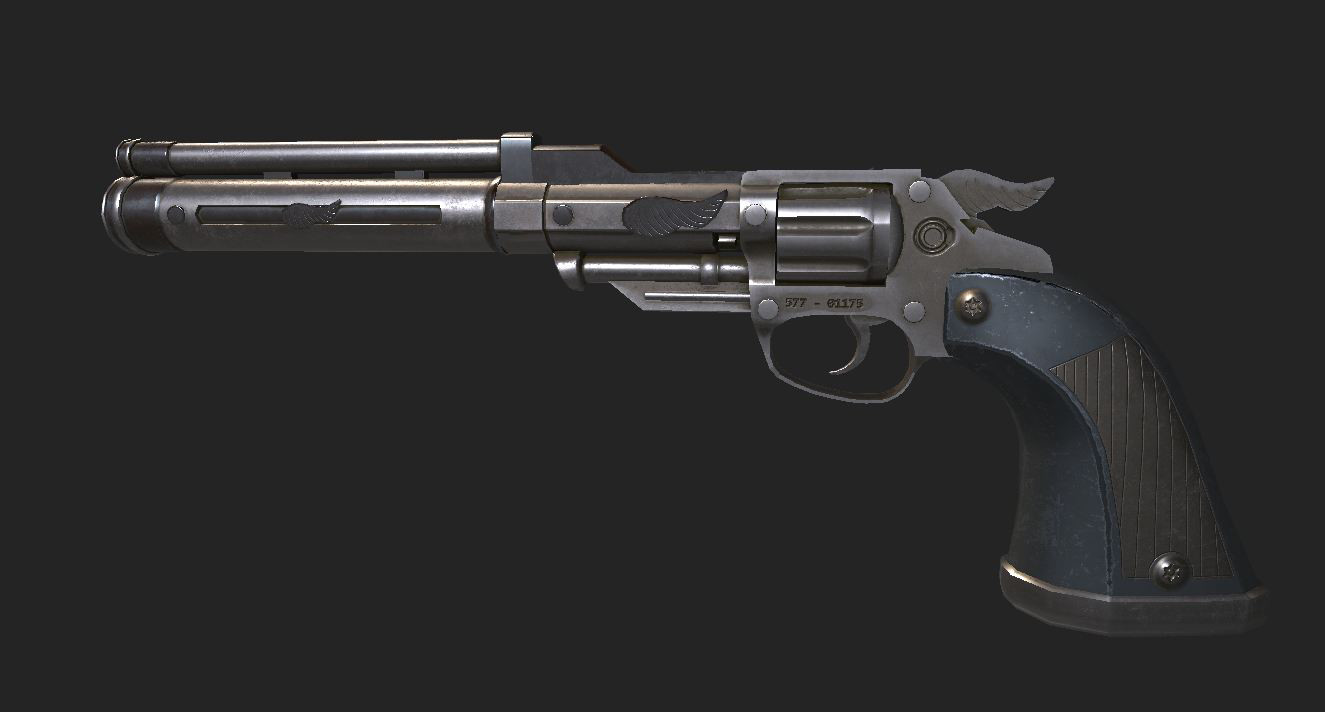 ArtStation - Gunslinger_revolver