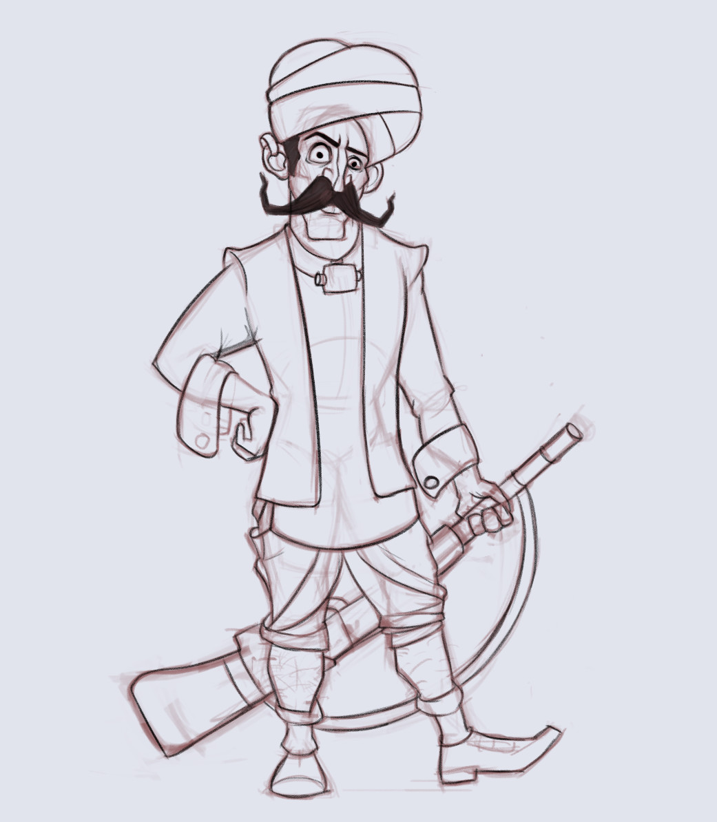 ArtStation - Punjabi dacoit