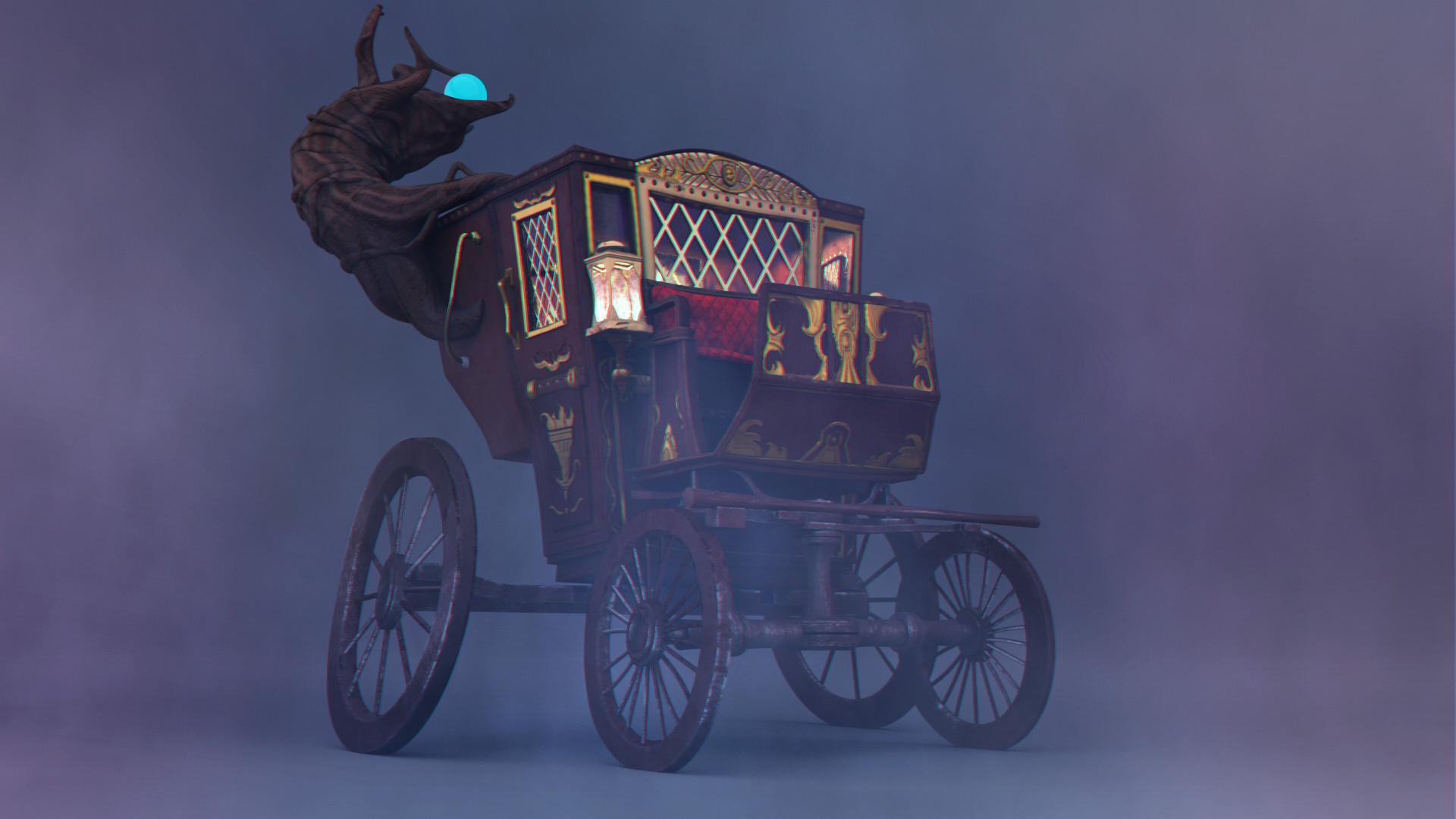 ArtStation - Old Magic Carriage
