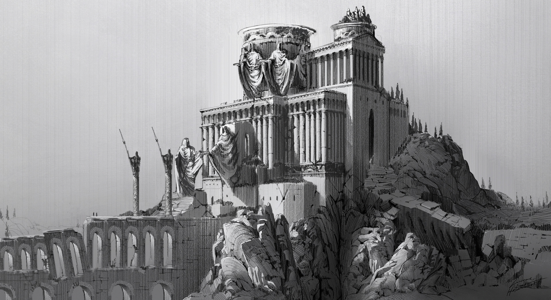 ArtStation - Rain Temple