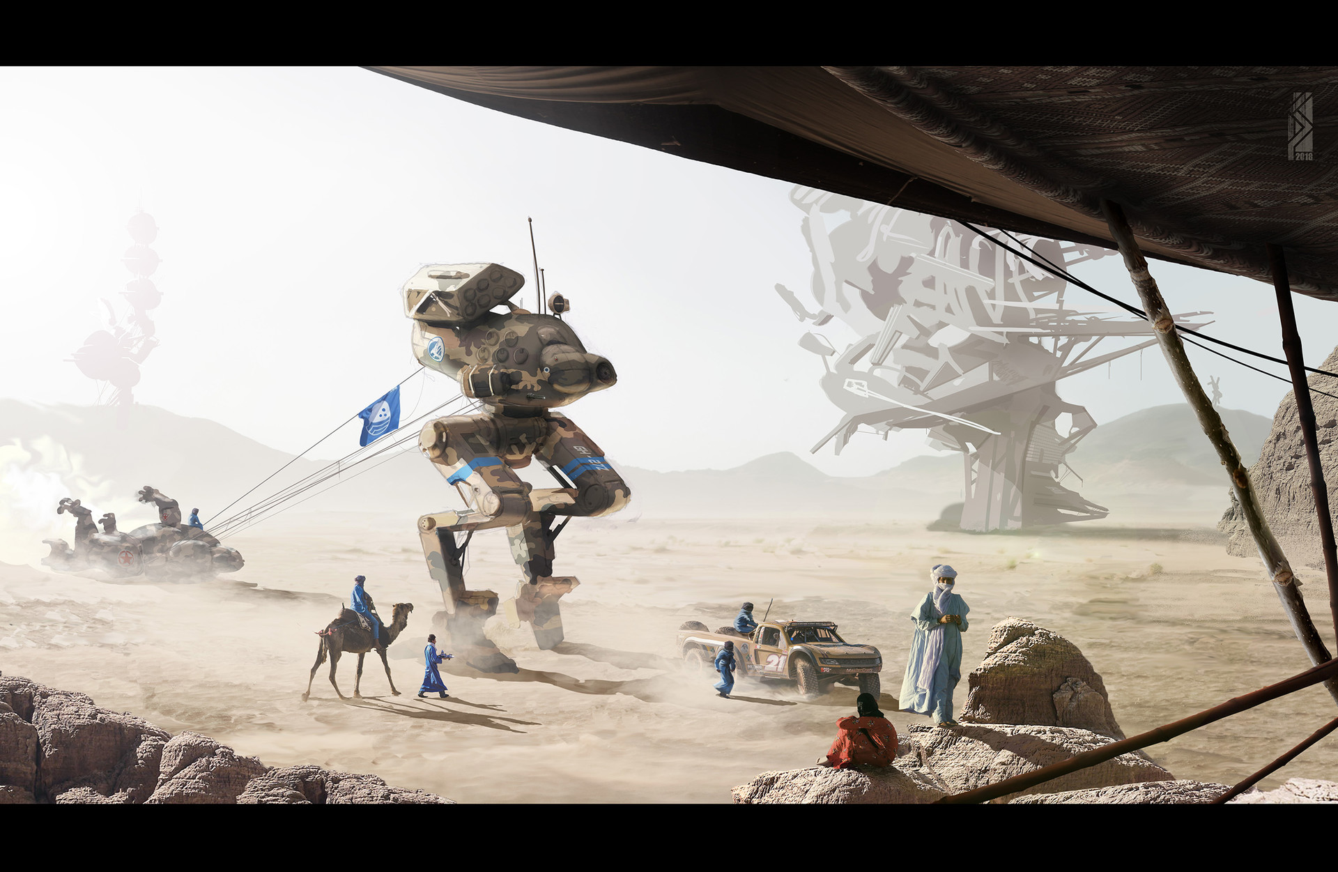 ArtStation - Scrapcollector Mech