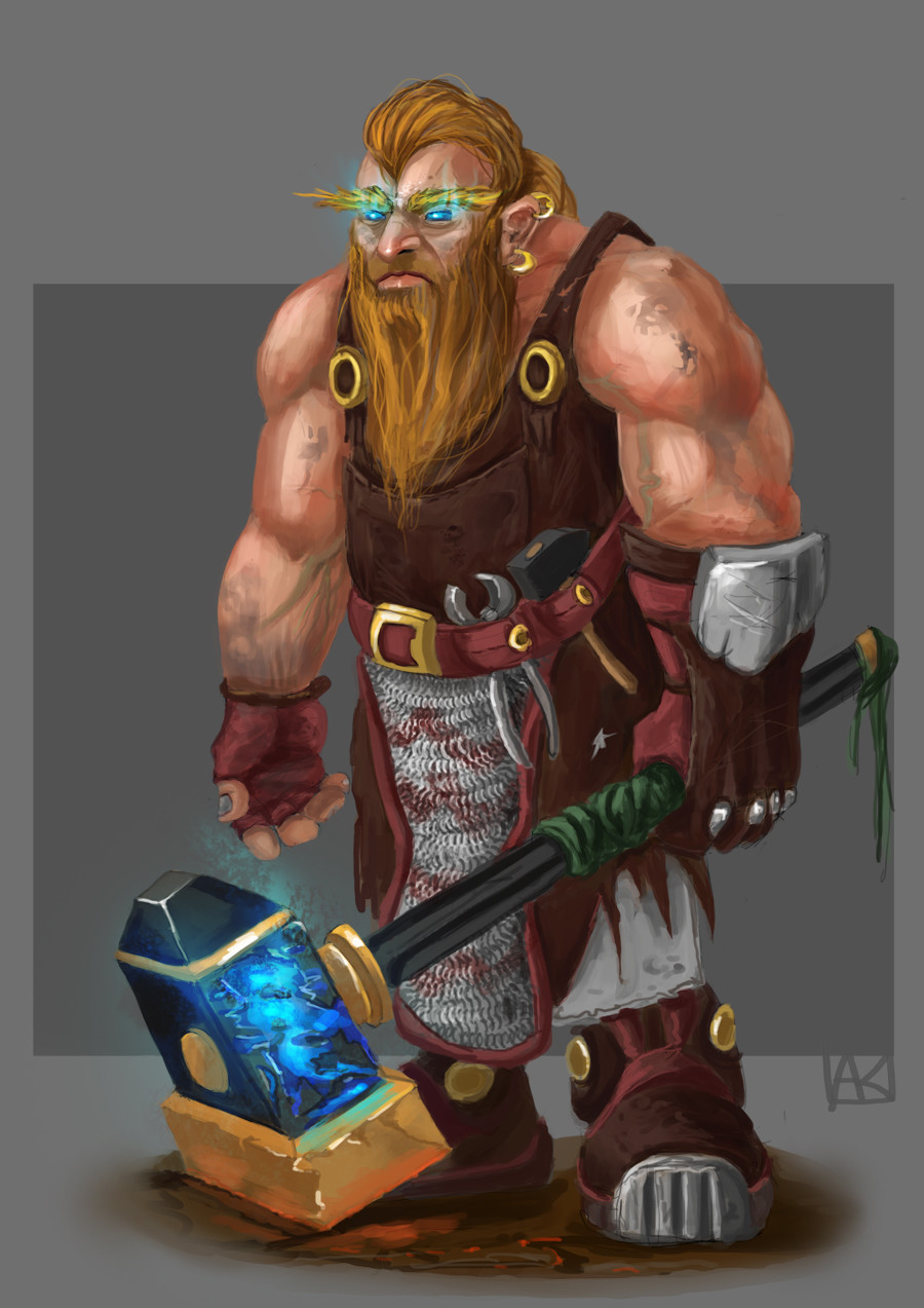 ArtStation - The Ethereal Blacksmith