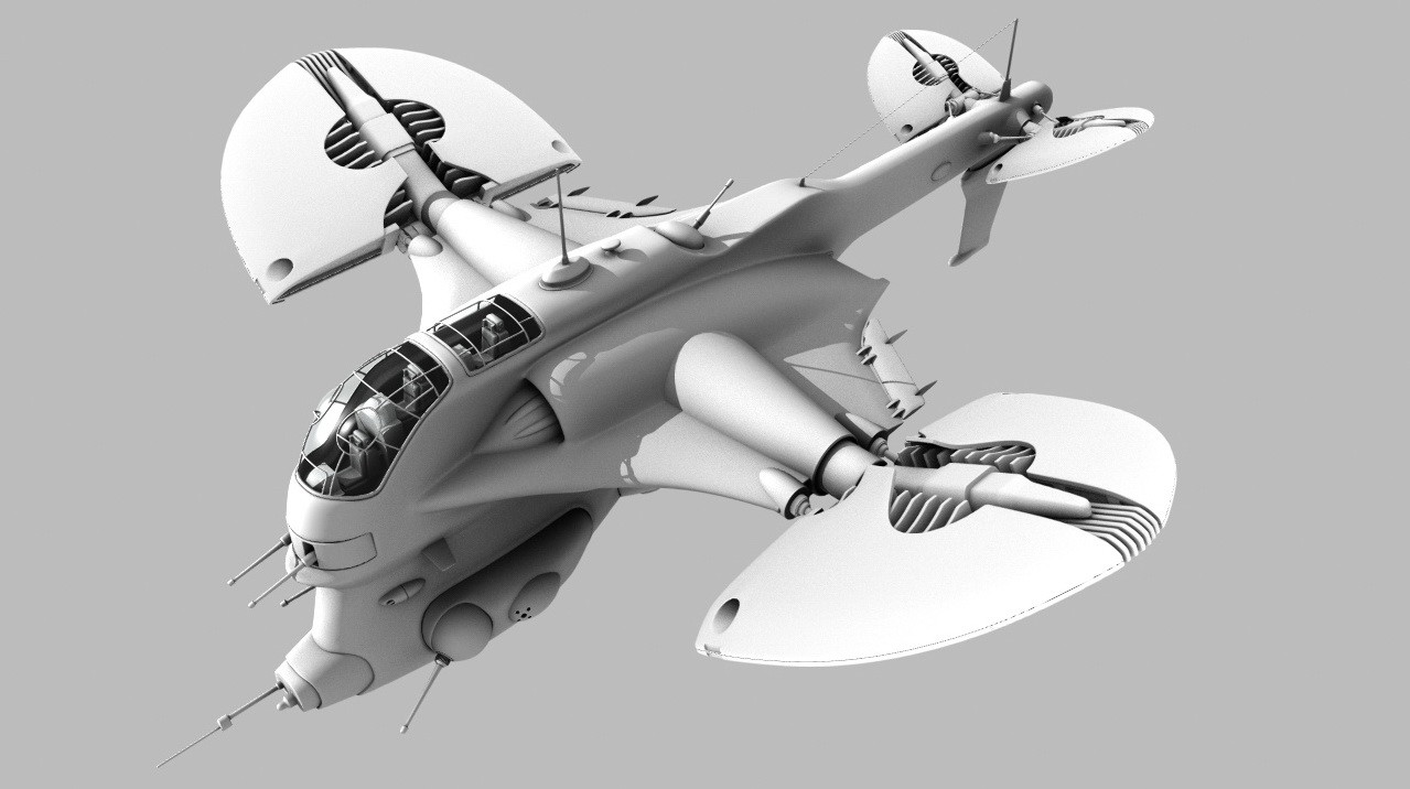 ArtStation - Gunship