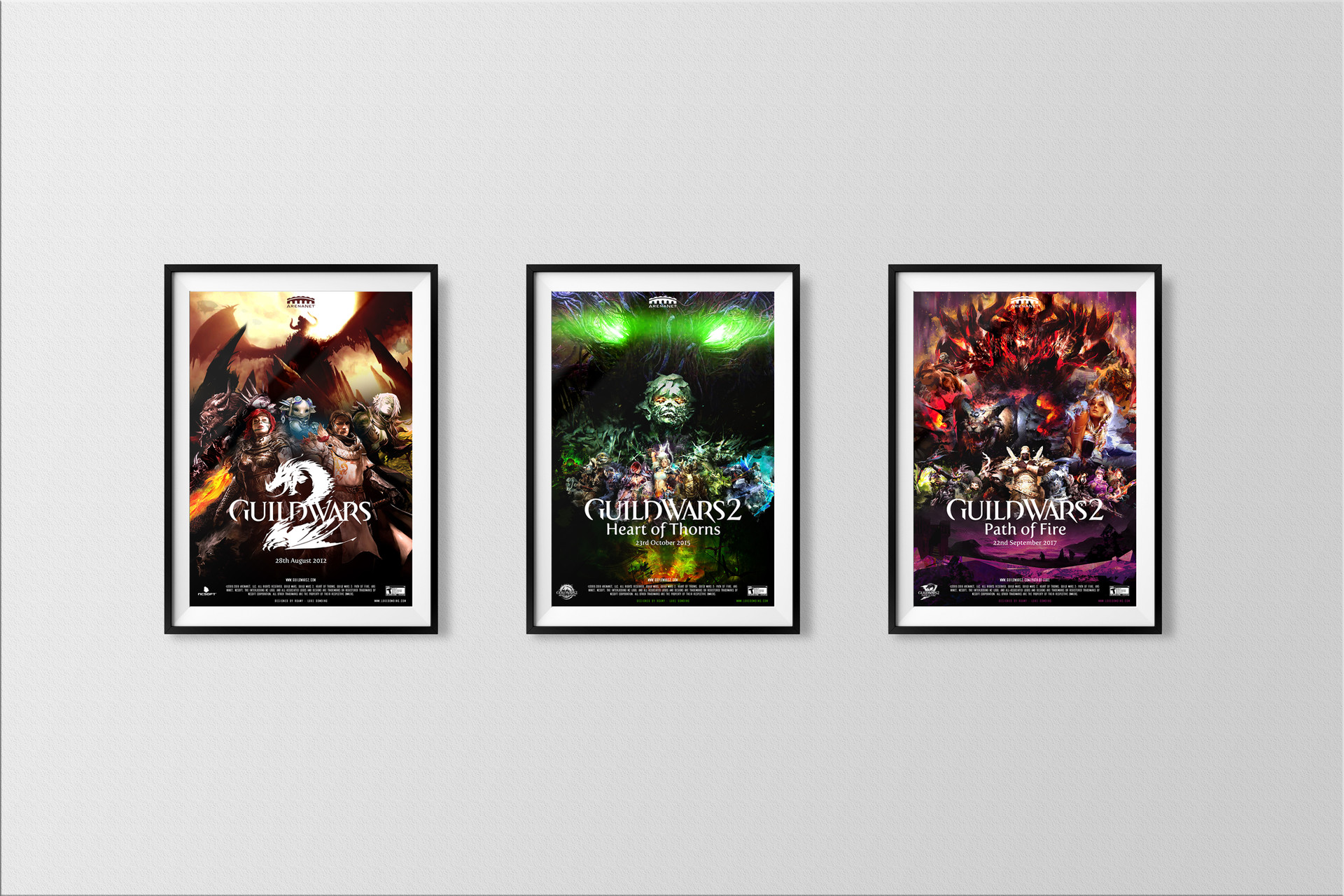 ArtStation - Guild Wars 2 Movie Poster Trilogy!