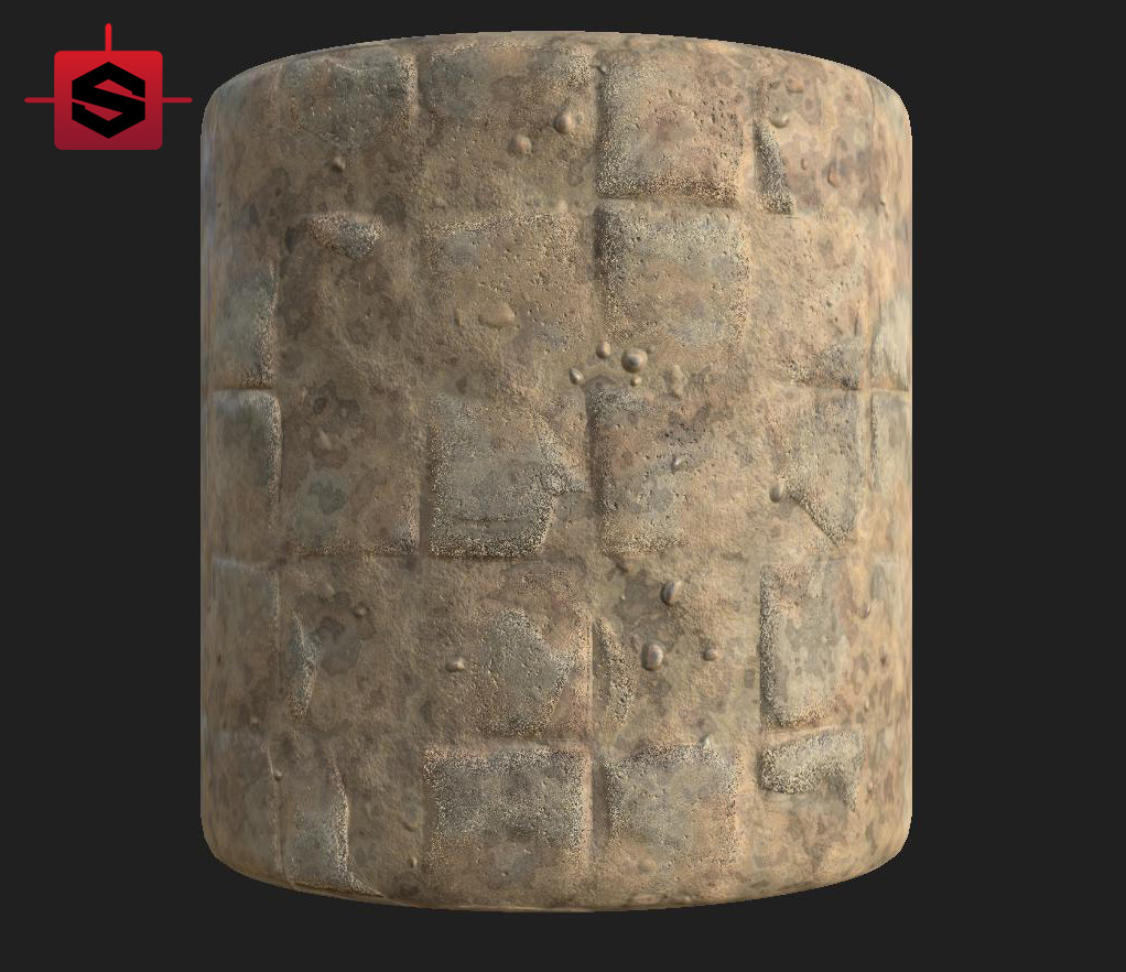 ArtStation - Substance Designer Broken Rock Path Material