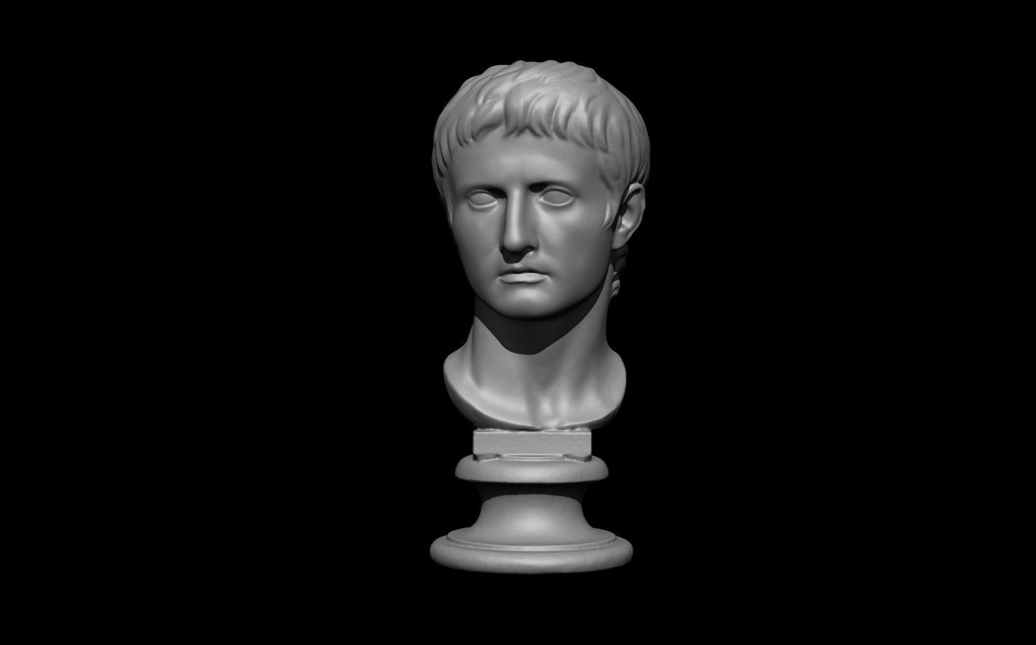 ArtStation - Bust of Augustus - in progress. (Ludus Project - Personal)