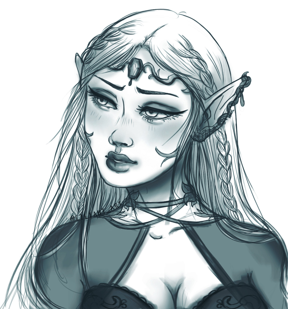 ArtStation - Uto (OC of @NuitduGore)